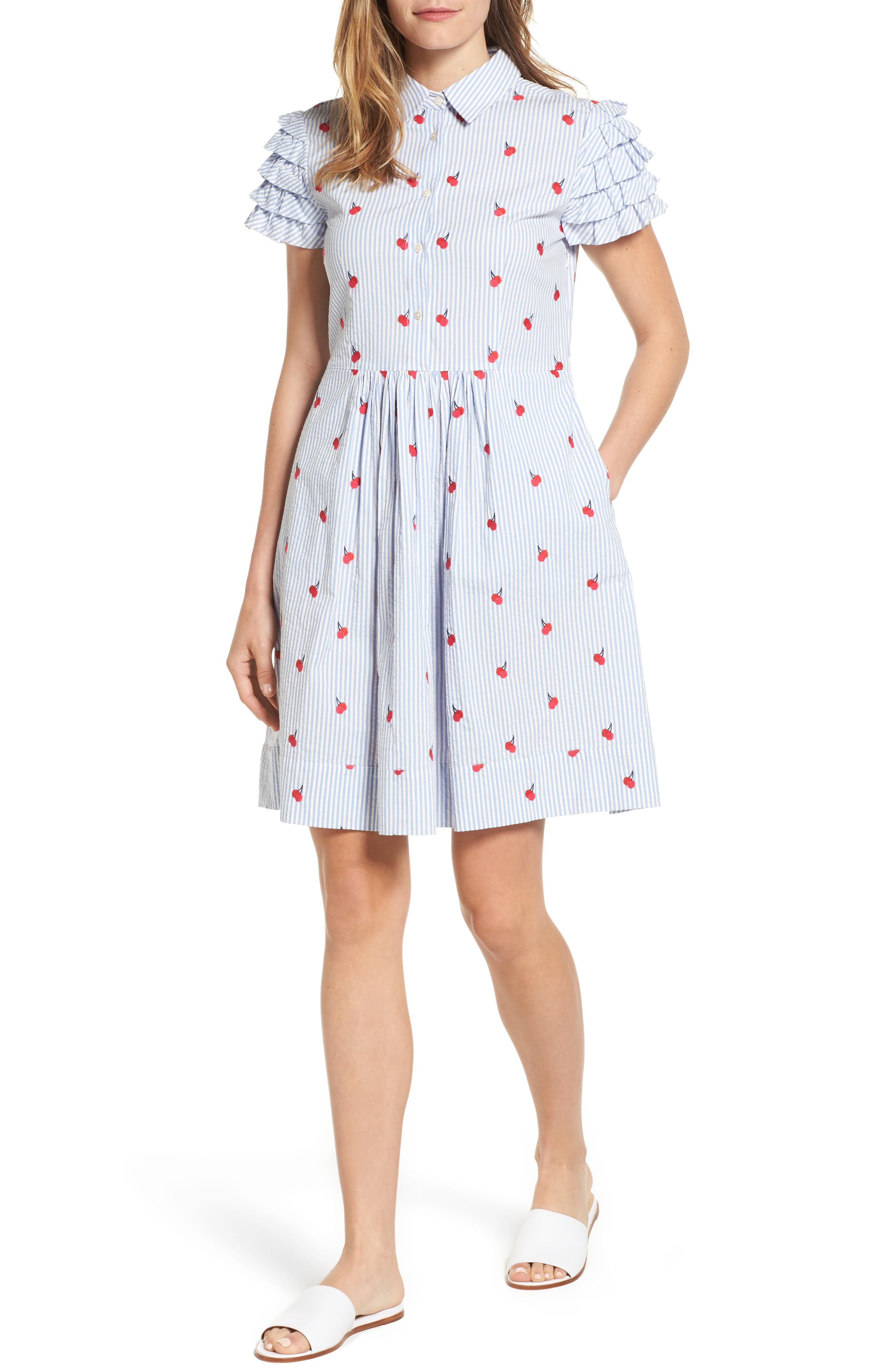 Draper James Seersucker Shirtdress | Nordstromrack