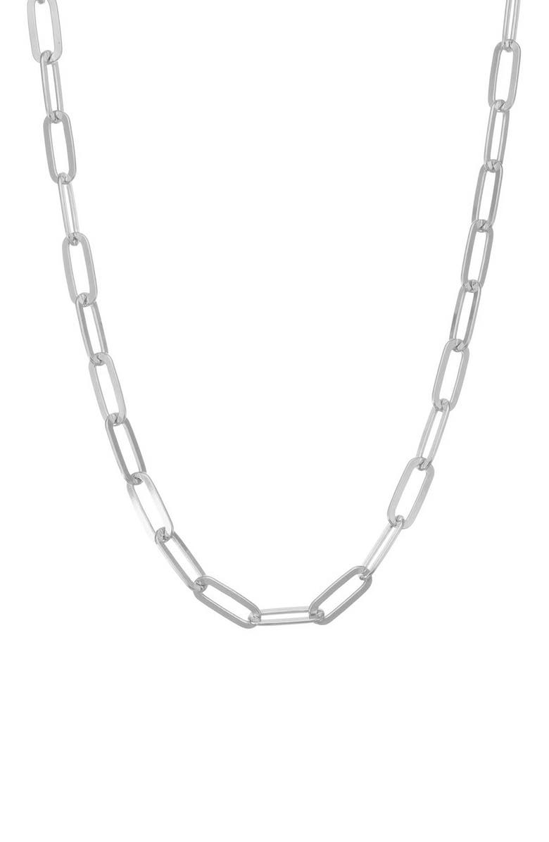 FZN Sterling Silver Paperclip Chain Necklace | Nordstromrack