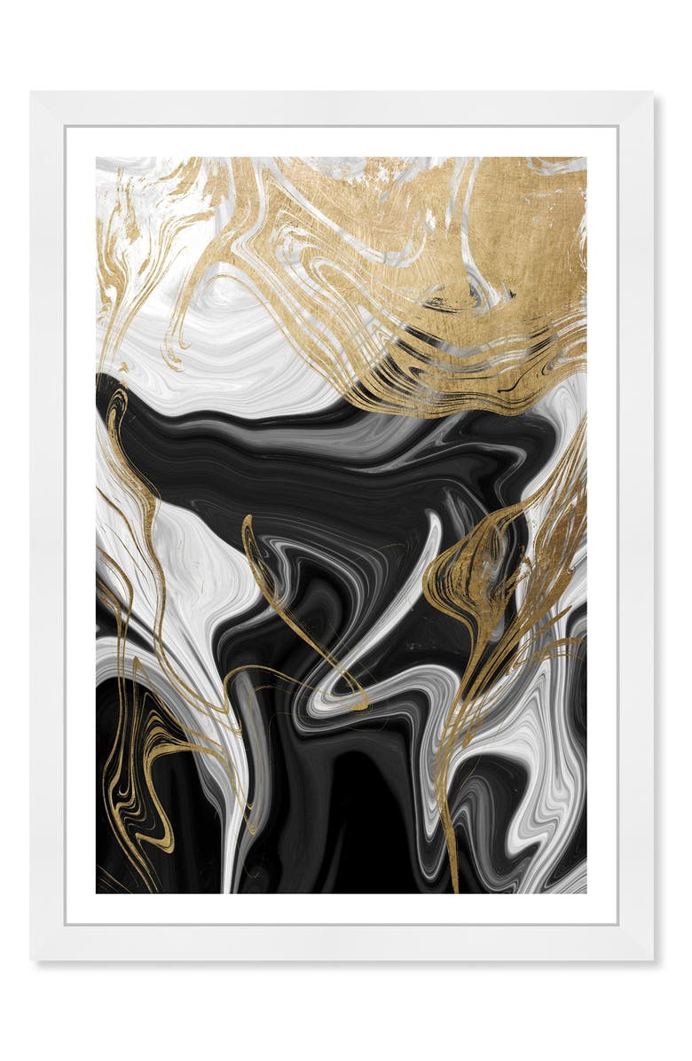 Wynwood Studio Ripples In Gold Gold Abstract Wall Art | Nordstromrack