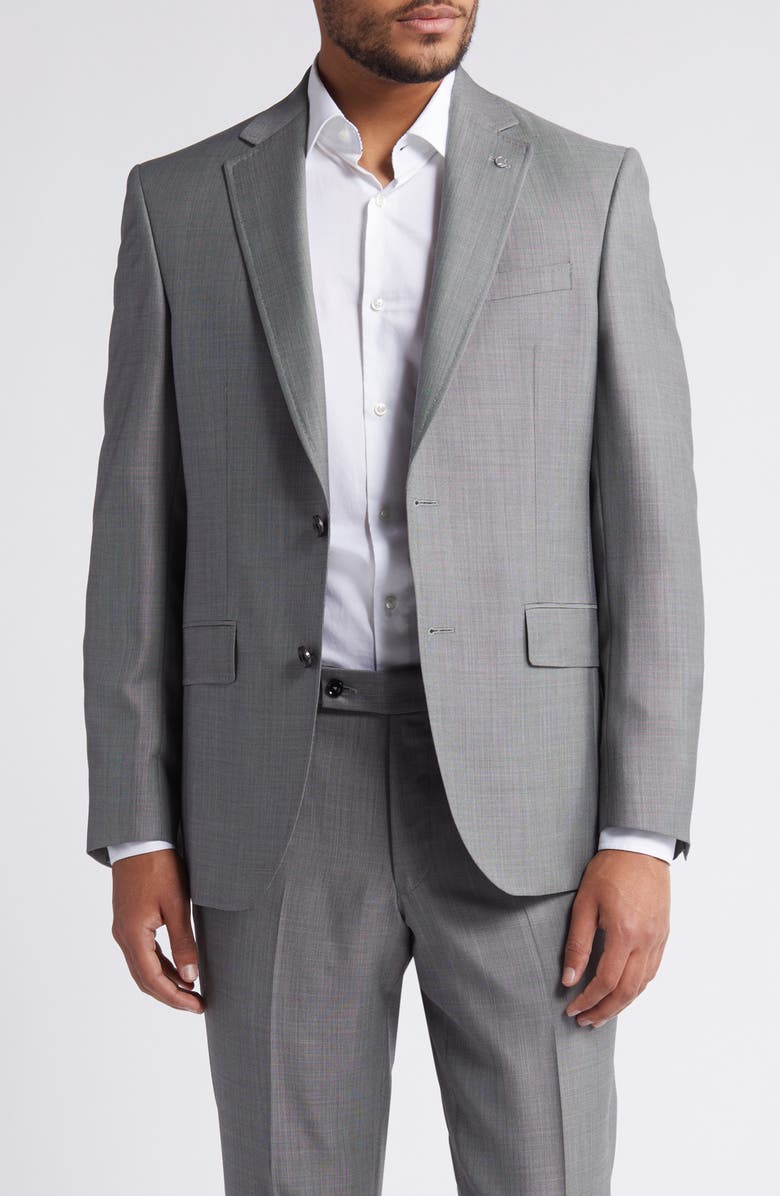 Ted Baker London Jay Trim Fit Wool Mélange Suit | Nordstromrack