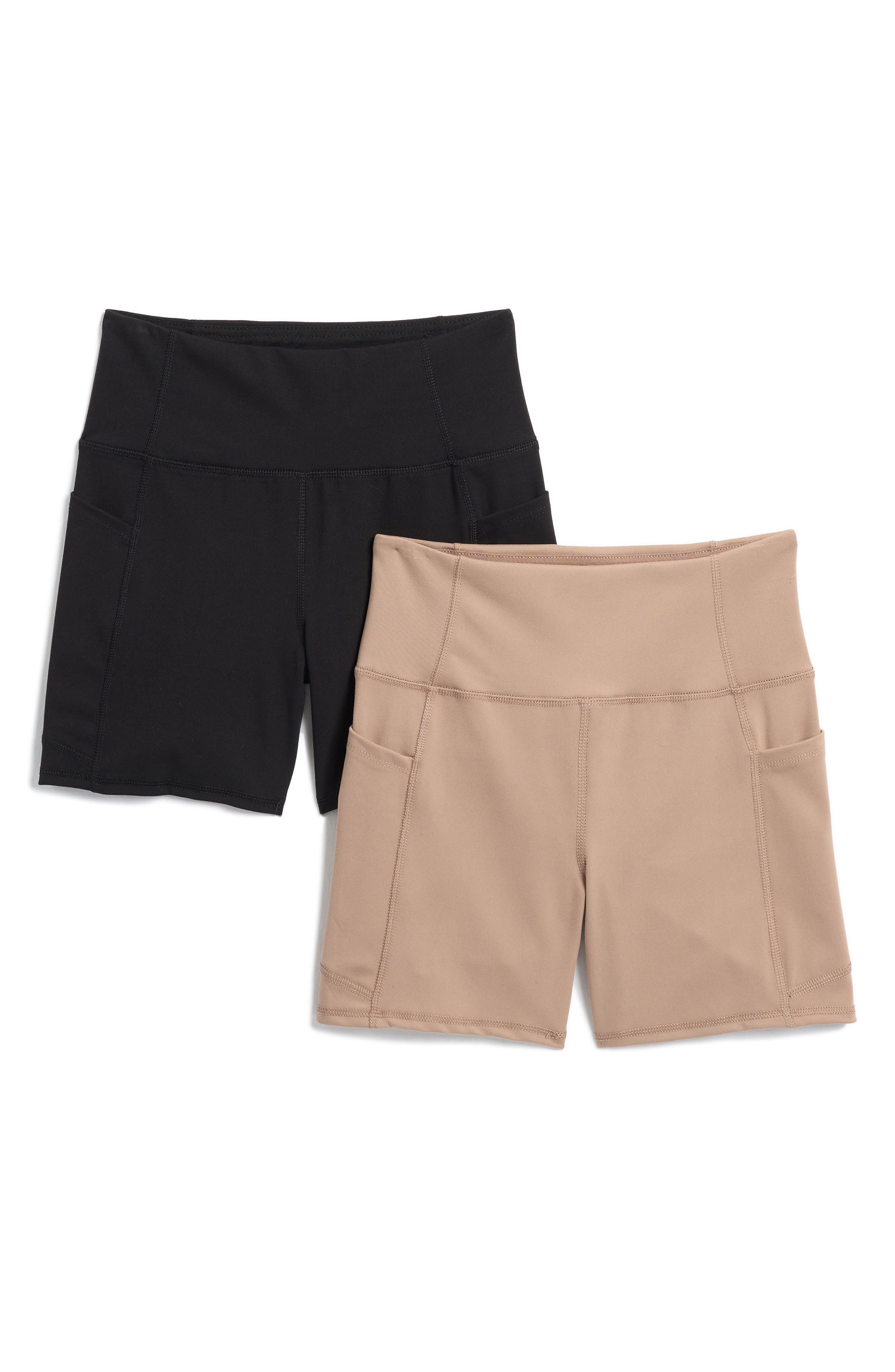 Jessica Simpson 2-Pack Performance Pocket Bike Shorts | Nordstromrack