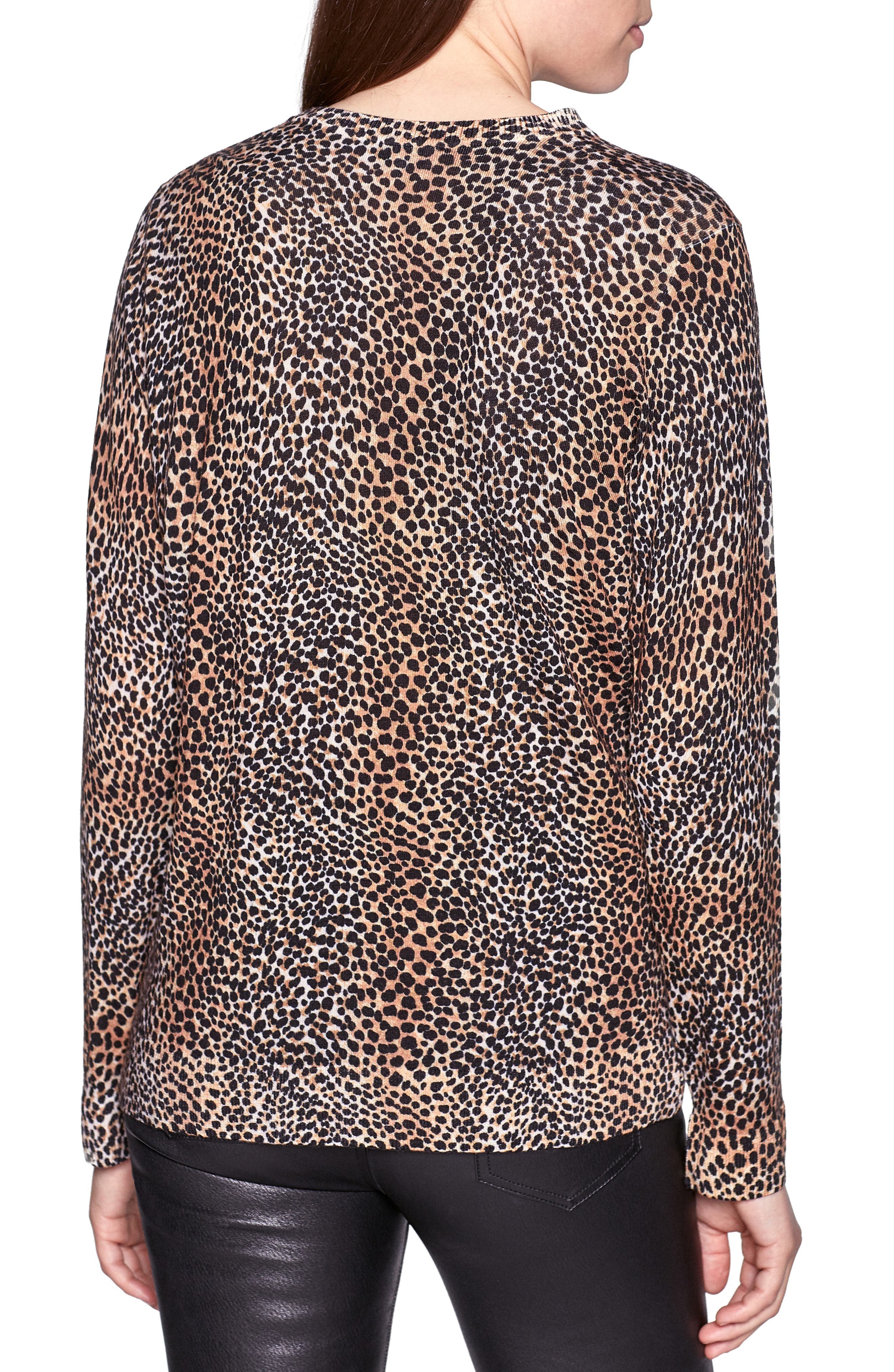 Equipment Animal Print Wool Sweater (Women) | Nordstromrack