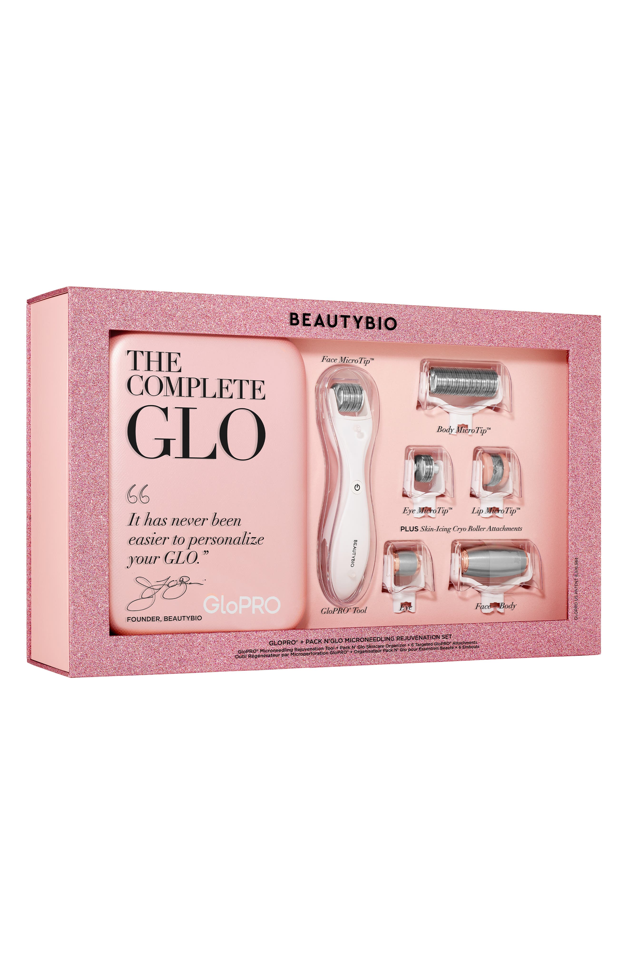 BeautyBio The Complete Glo GloPRO® & Pack N'Glo Microneedling ...