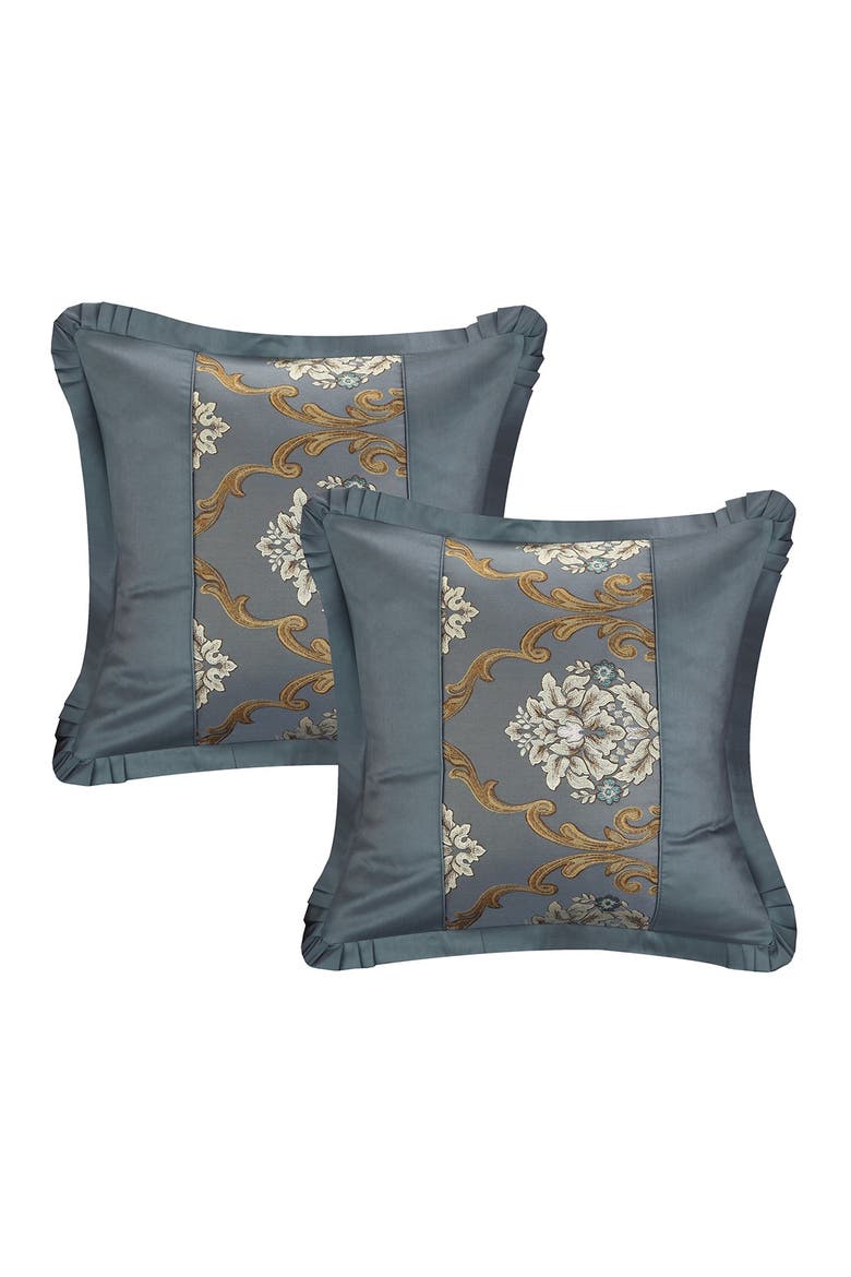 Queen Marchesi Decorator Upholstery Quality Jacquard Scroll Fabric ...