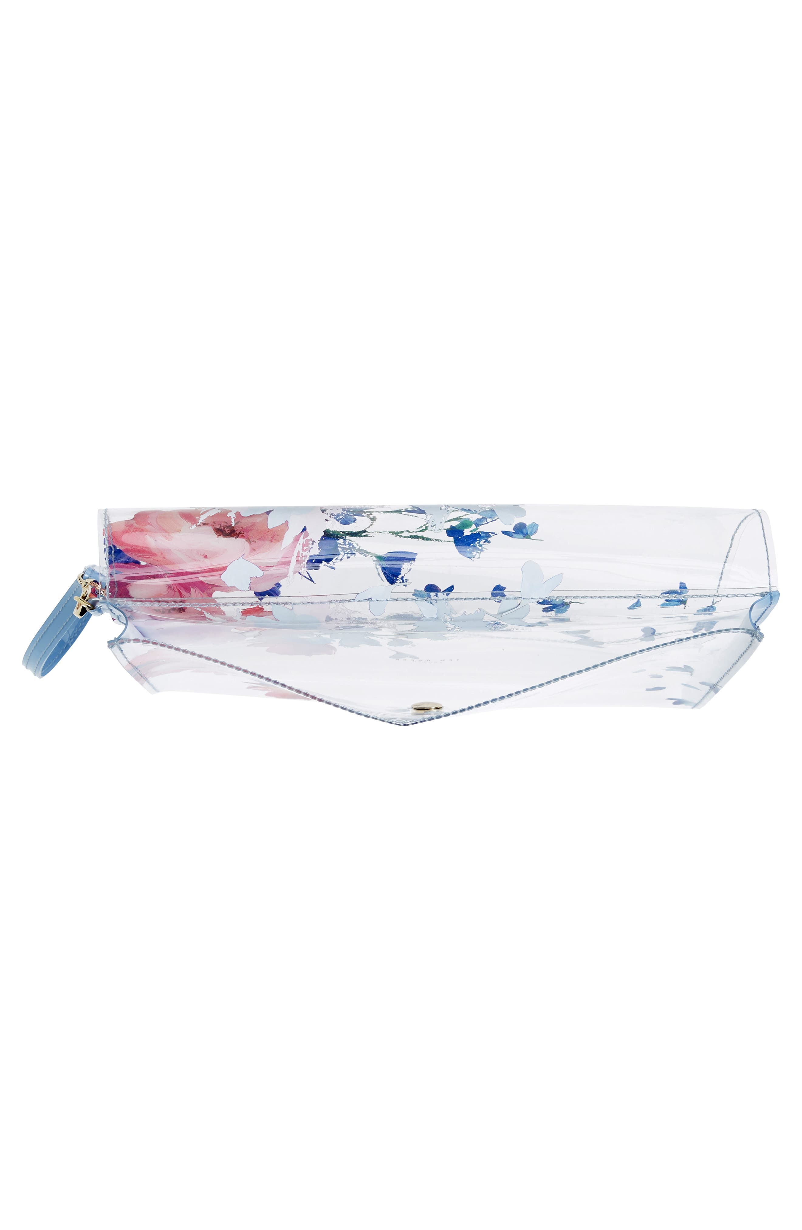 Ted Baker London Raspberry Ripple Clear Envelope Pouch | Nordstromrack