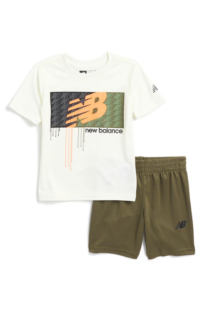 New Balance Kids' Logo Graphic T-Shirt & Shorts Set | Nordstromrack