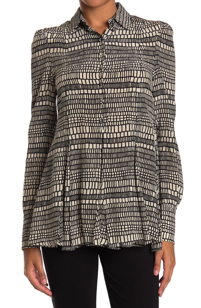 Valentino Printed Silk Blouse | Nordstromrack