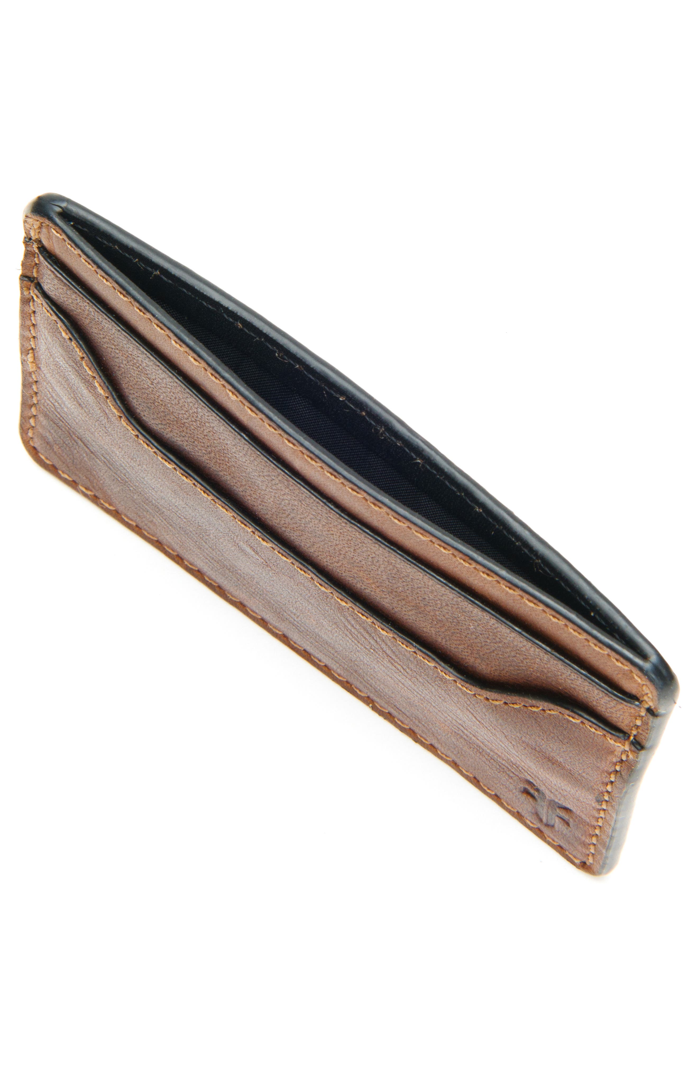 Frye Logan Leather Money Clip Card Case | Nordstromrack