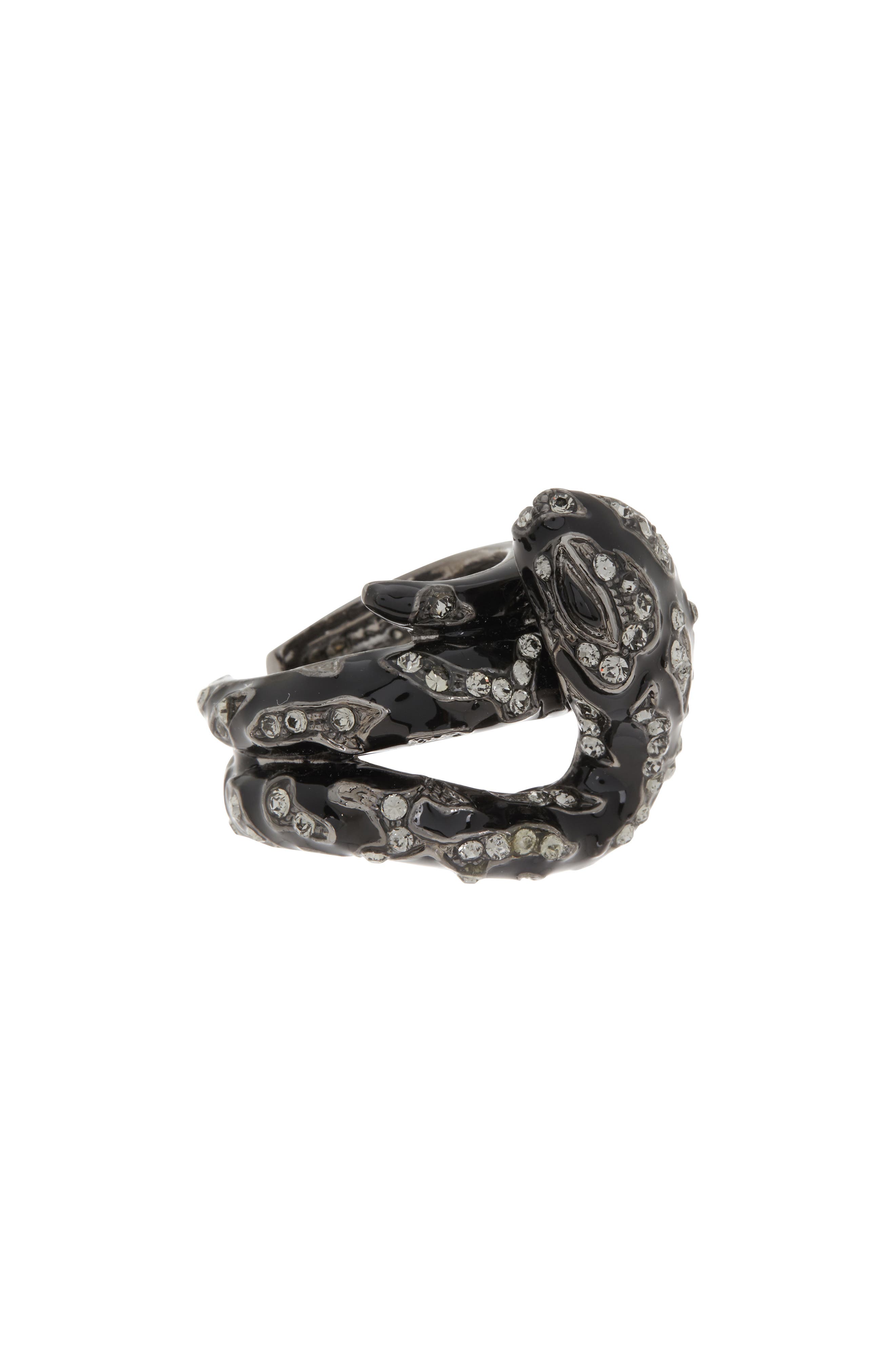 Roberto Cavalli Crystal Snake Ring | Nordstromrack