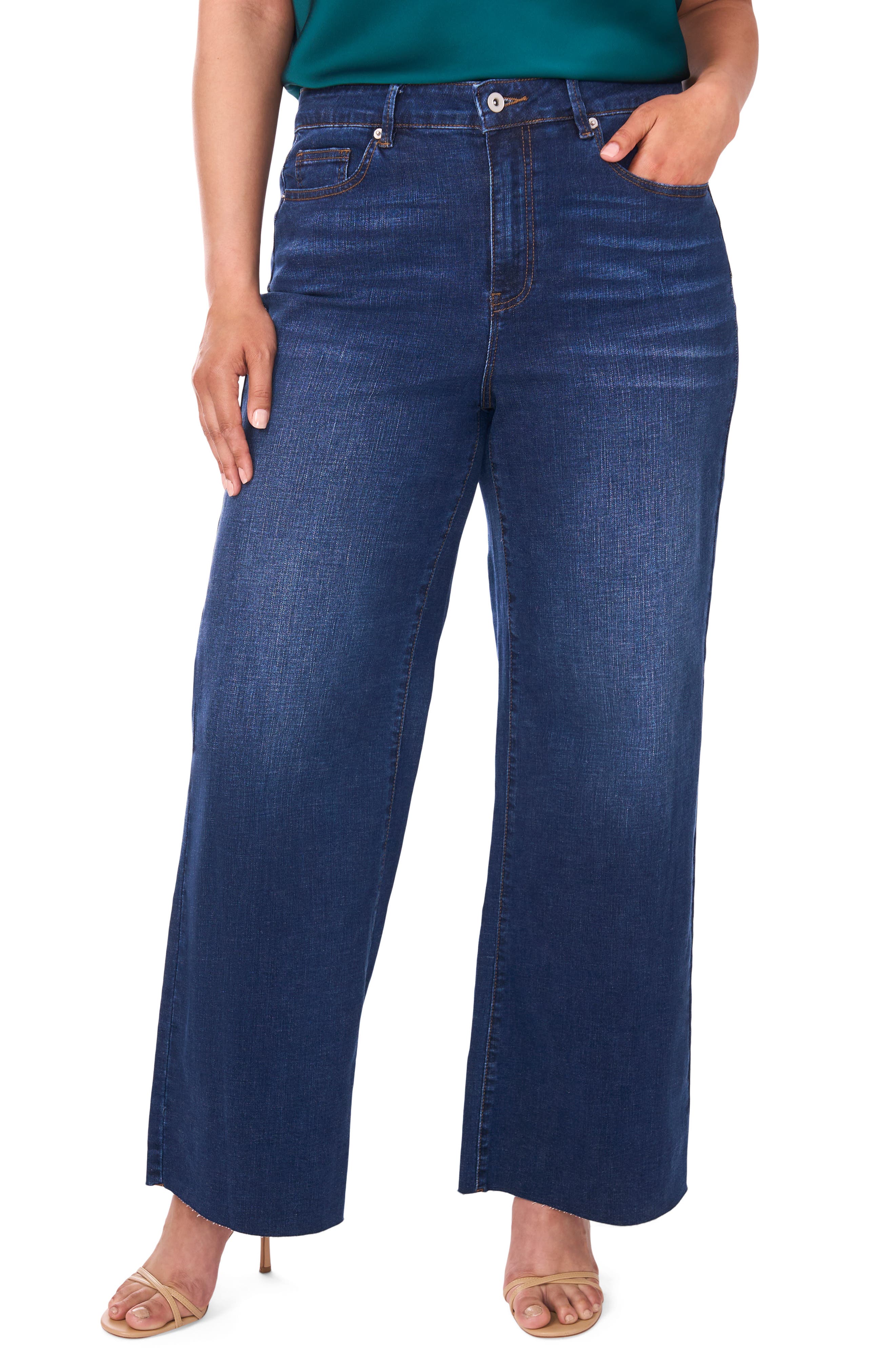 CeCe High Waist Wide Leg Jeans | Nordstrom