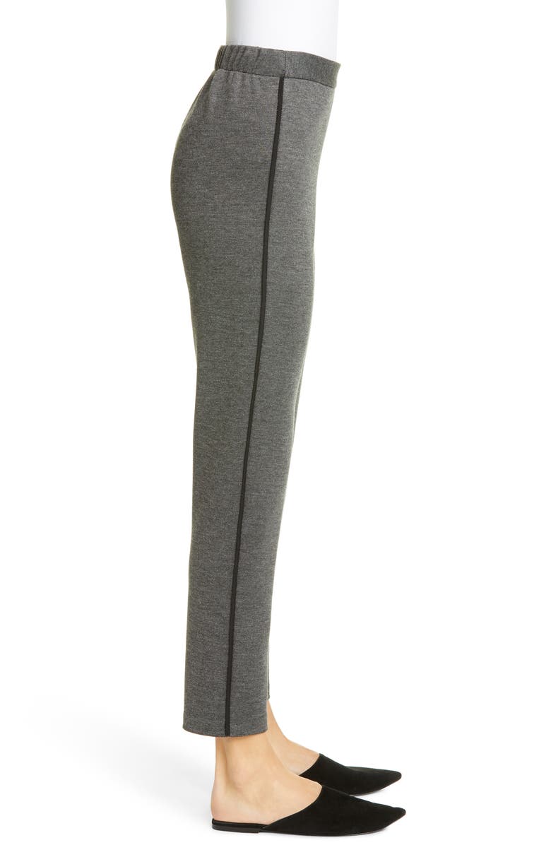 St. John Collection Bird's Eye Double Knit Crop Pants | Nordstrom