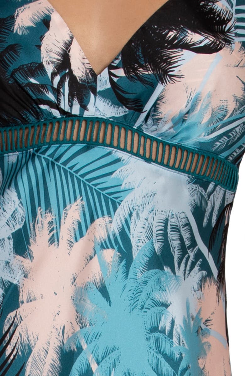 Midnight Bakery Izzy Tropical Print Chemise | Nordstromrack