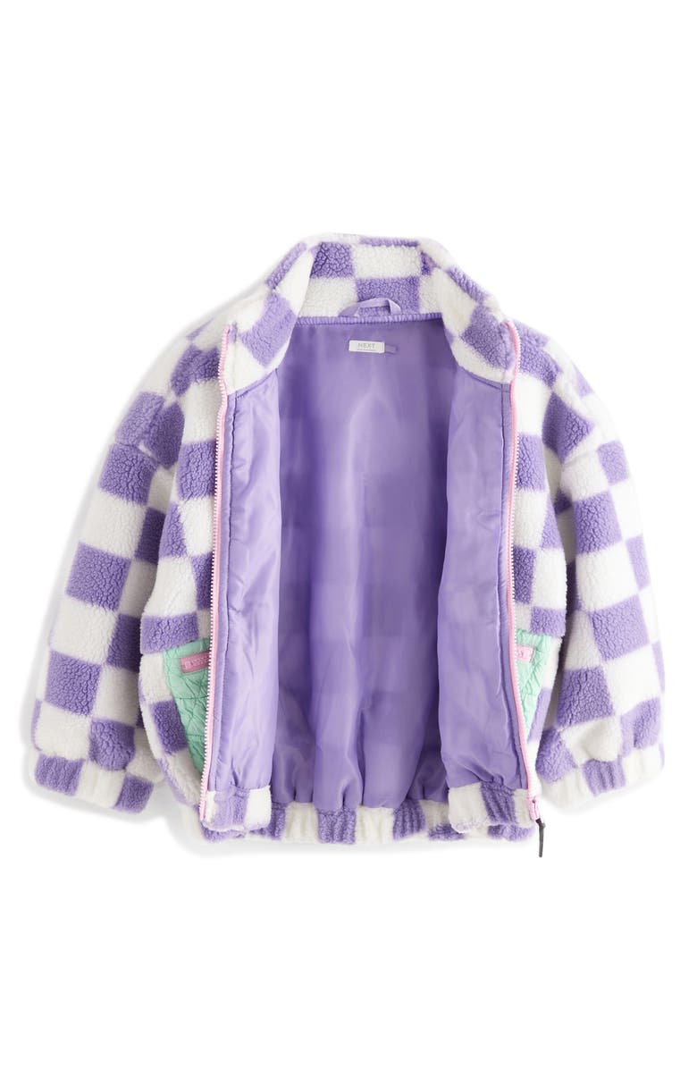 NEXT Kids' Check Fleece Jacket | Nordstromrack