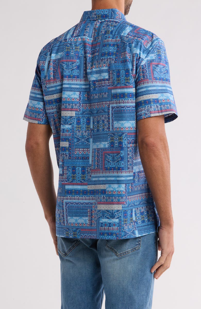 Tori Richard Azulejos Short Sleeve Button-Up Shirt | Nordstromrack