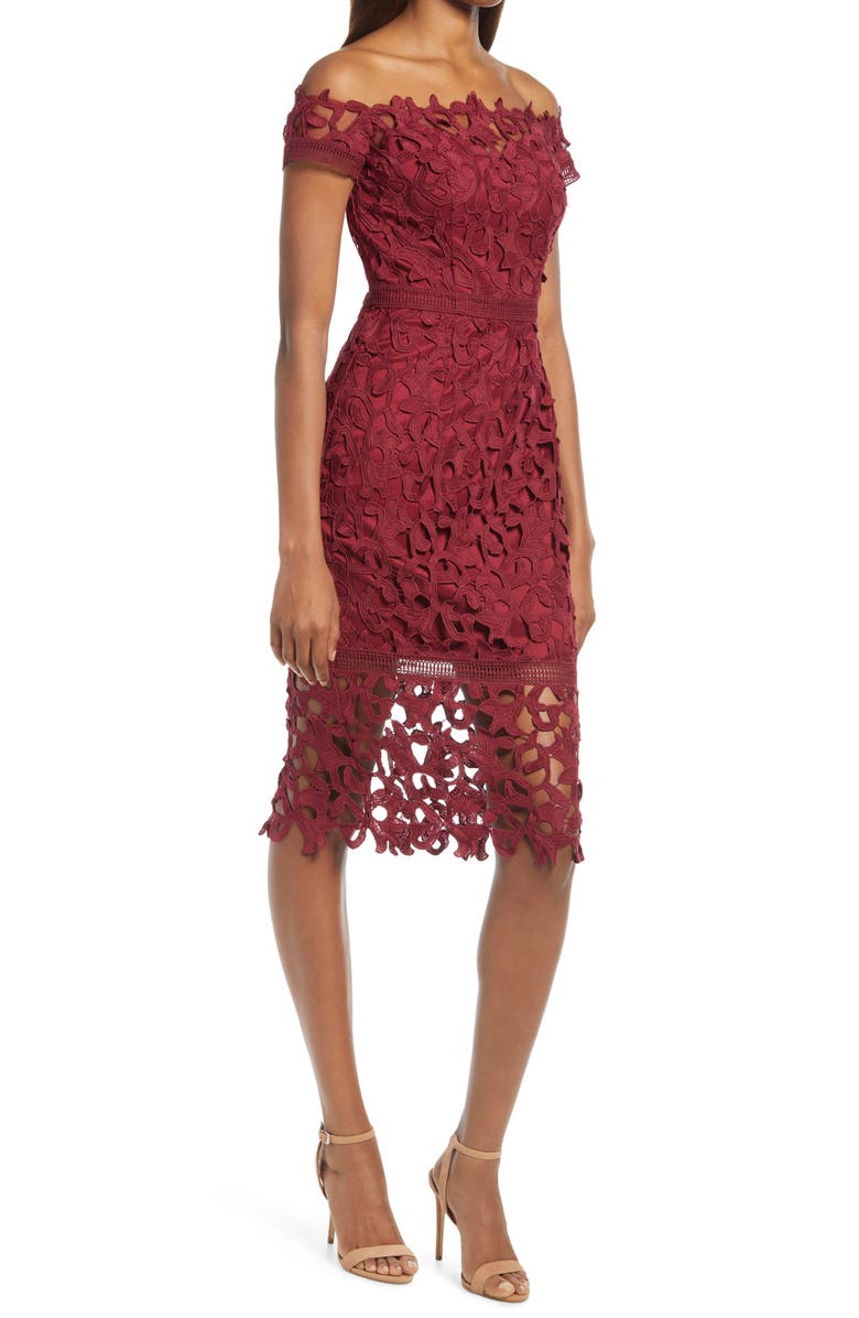 Chi Chi London Off the Shoulder Cocktail Dress | Nordstromrack