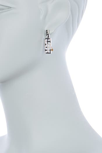 Breuning 14K Two-Tone Gold Diamond Ladder Dangle Earrings | Nordstromrack