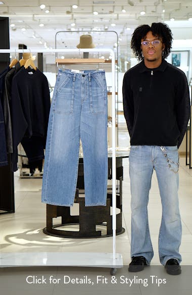 Citizens of Humanity Ayla High Waist Baggy Wide Leg Utility Jeans ...