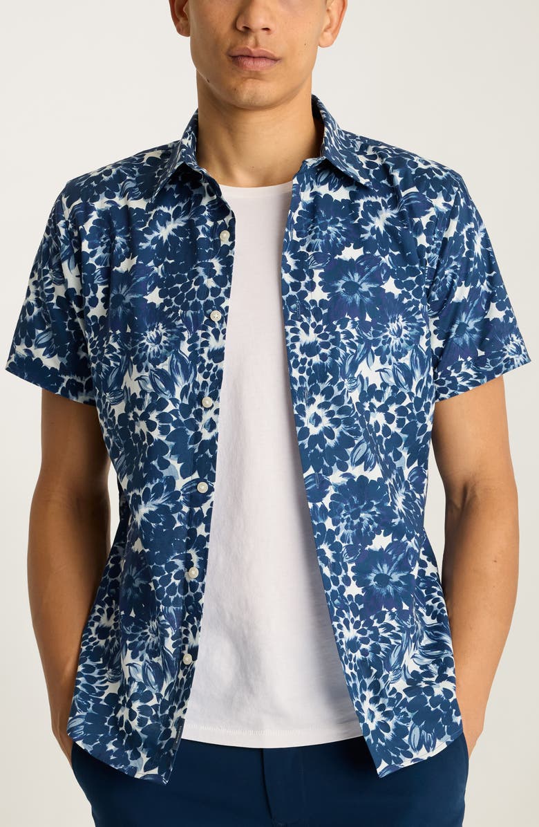 Bonobos Riviera Floral Slim Fit Short Sleeve Button-Up Shirt ...