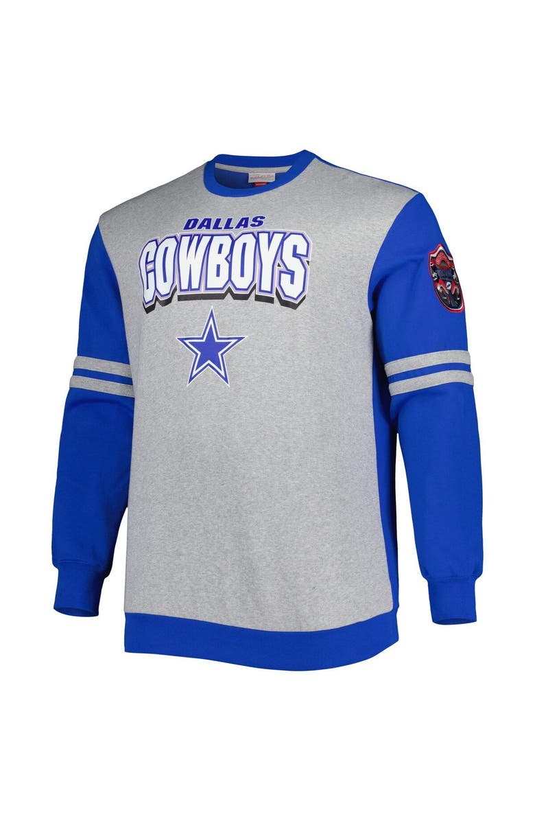 Mitchell & Ness Men's Mitchell & Ness Royal/Gray Dallas Cowboys Big ...