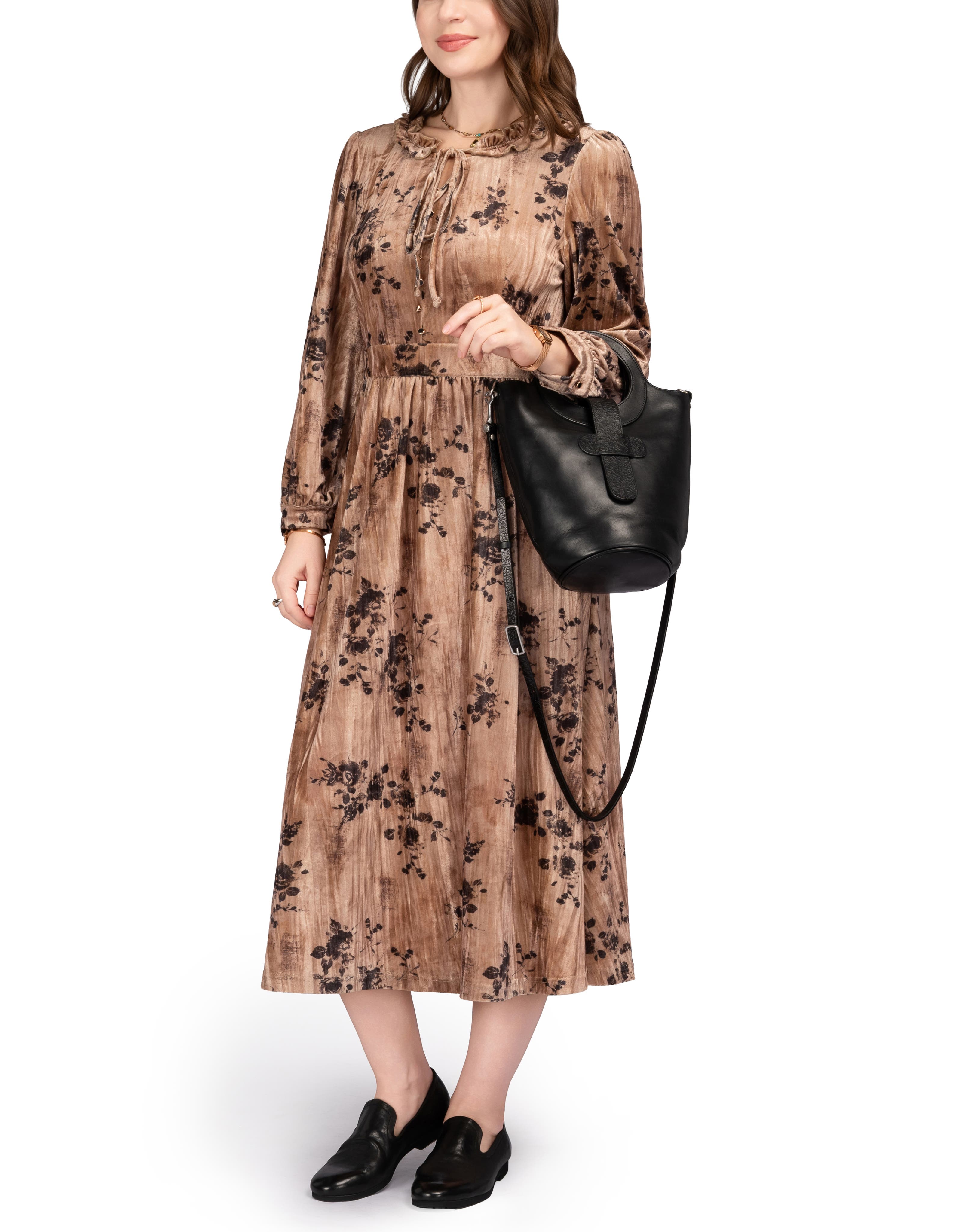 OLD TREND Lily Genuine Leather Structured Everyday Bucket Crossbody ...