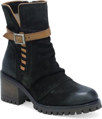 Miz Mooz Mandy Suede Moto Boot (Women) | Nordstrom