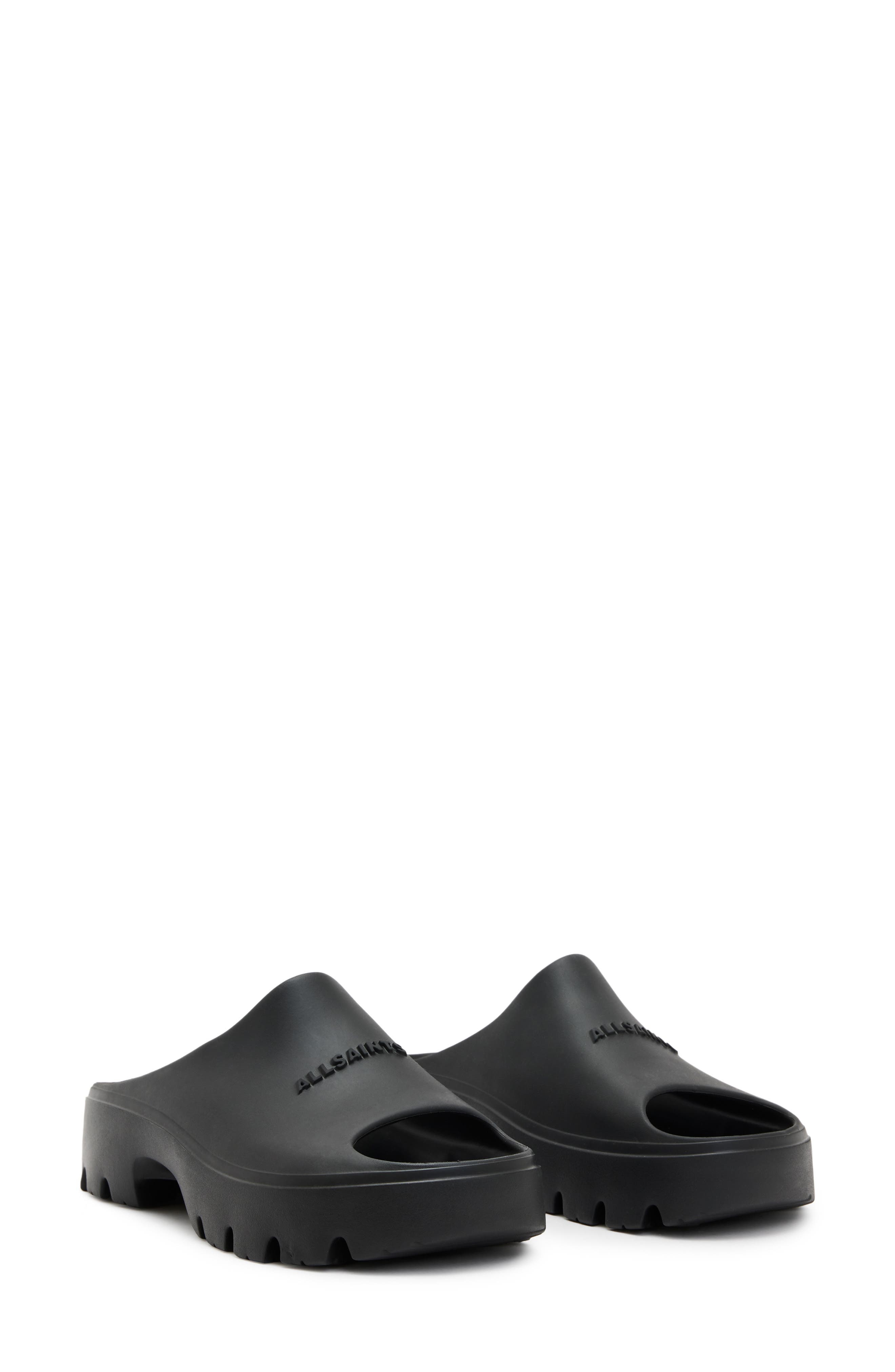AllSaints Eclipse Flatform Slide Sandal (Women) | Nordstrom