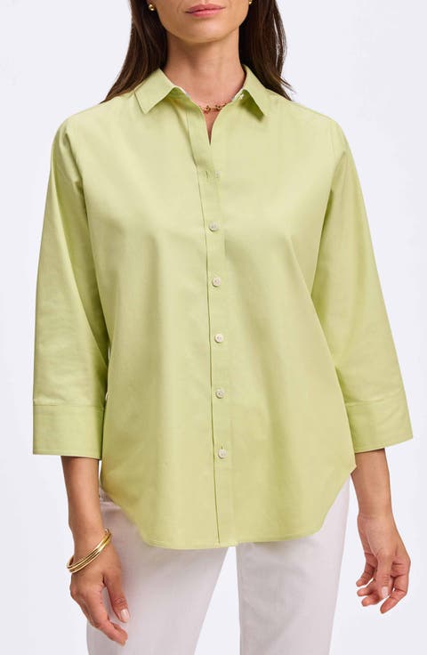 Women's Green Button Up Tops | Nordstrom