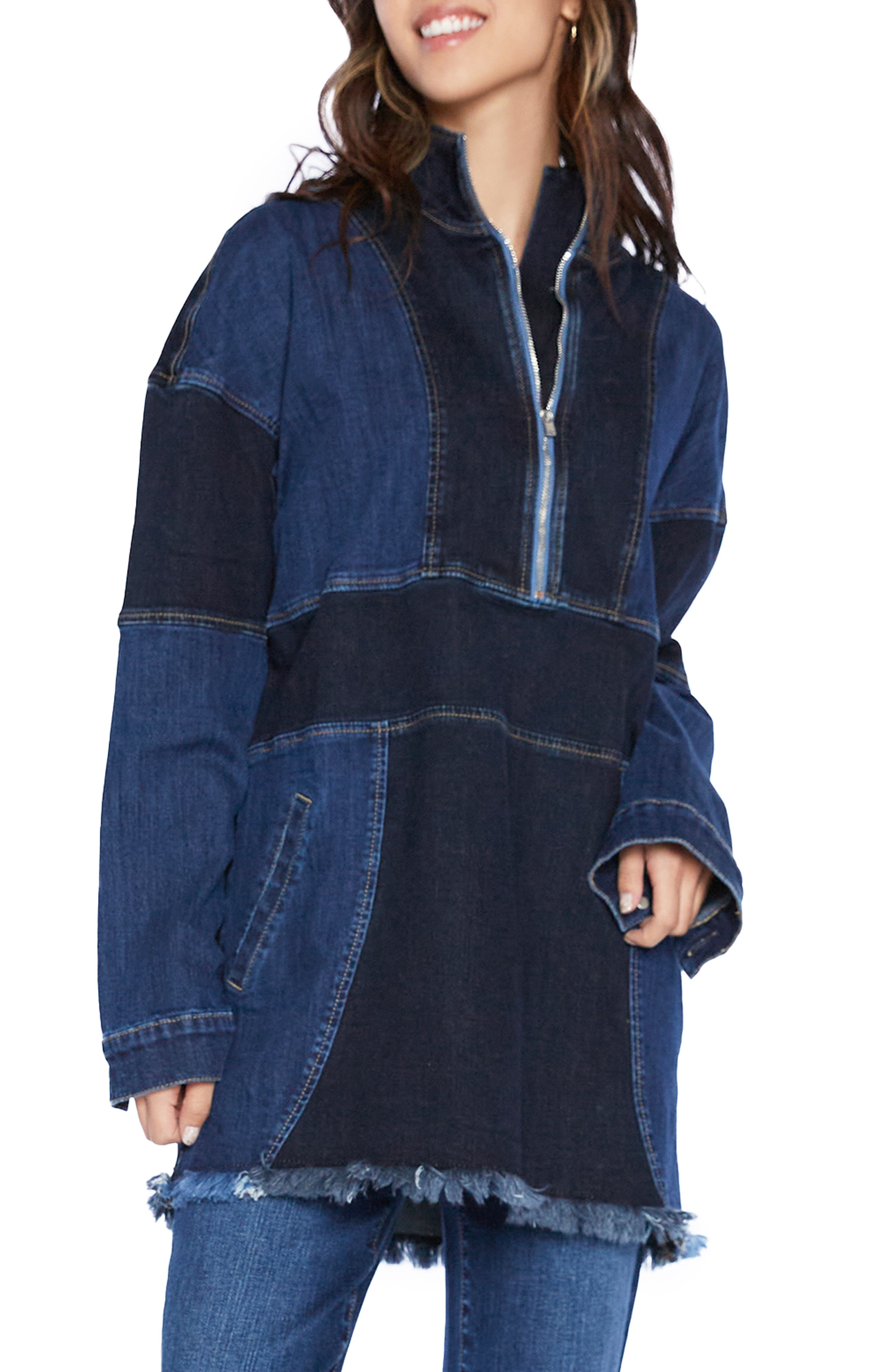 Wash Lab Denim Popover Denim Shirt Jacket | Nordstromrack