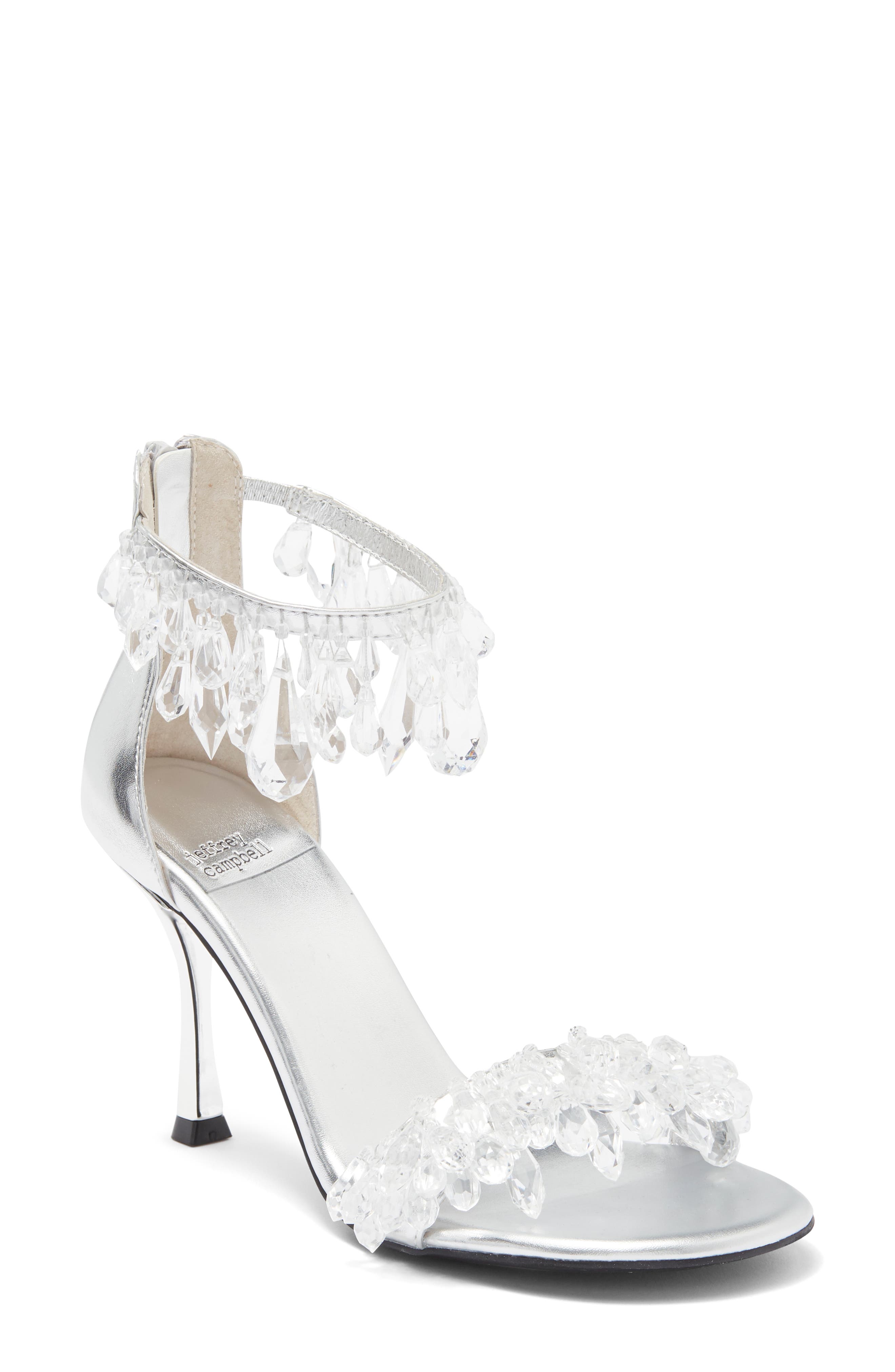 Jeffrey Campbell Chryst Crystal Ankle Strap Sandal (Women) | Nordstromrack