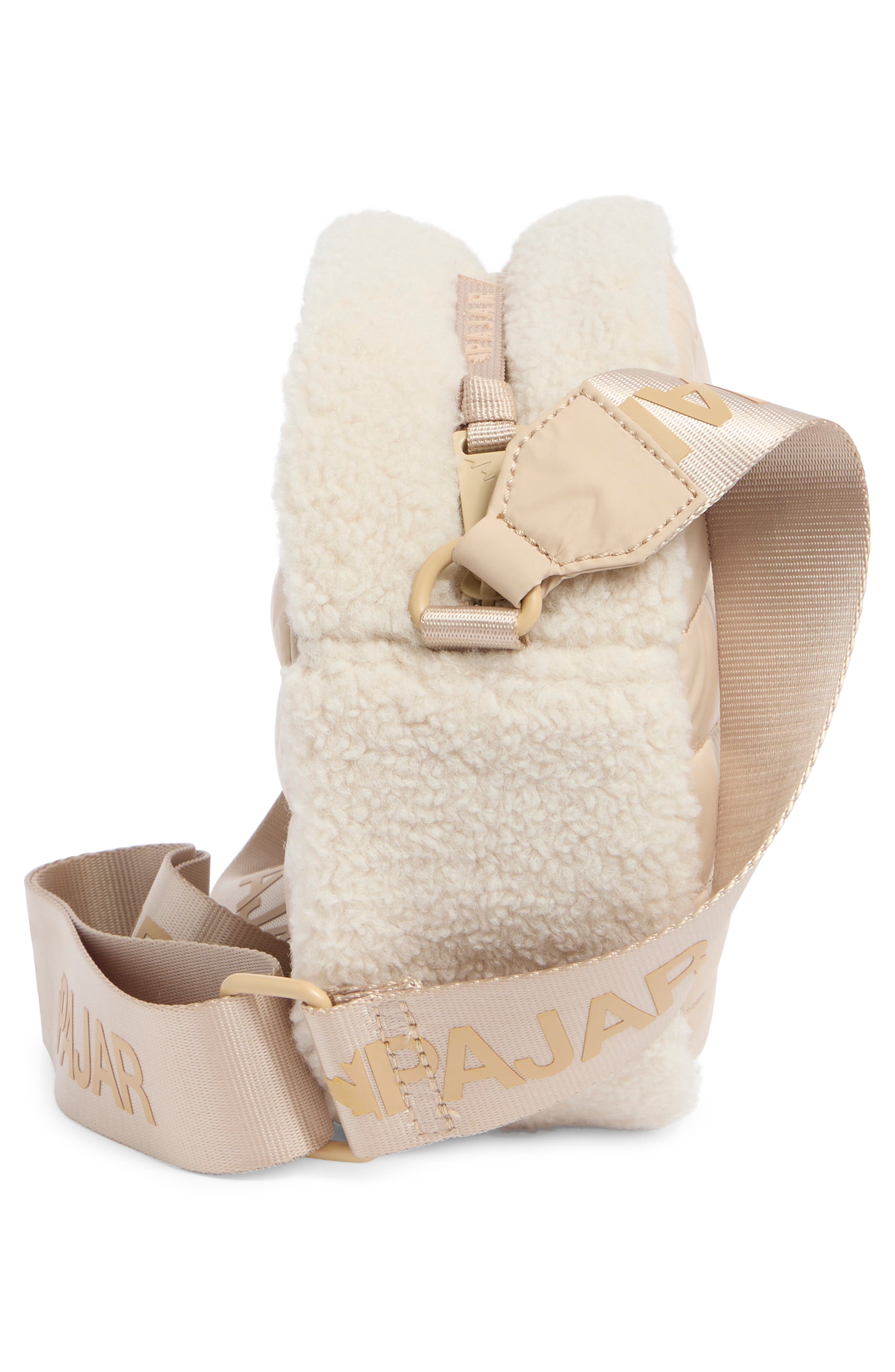 Pajar Circle Faux Shearling Crossbody Bag | Nordstromrack