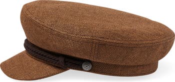 Brixton Fiddler Straw Baker Boy Cap | Nordstrom
