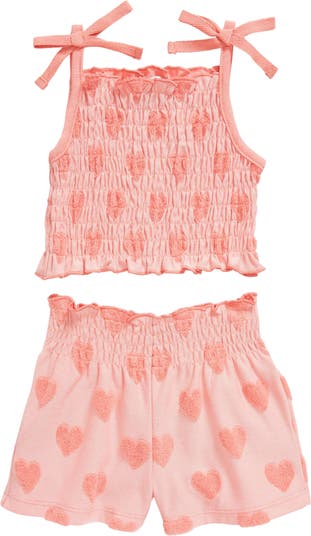 Splendid Hearts Ruffle Tank & Shorts Set | Nordstromrack