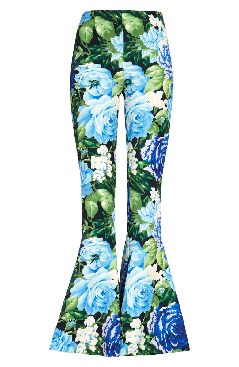 Richard Quinn Roxy Floral Print Flare Leg Pants | Nordstromrack