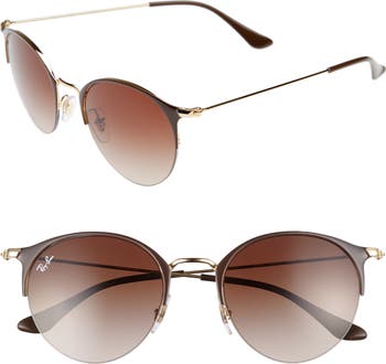 Ray-Ban 50mm Round Clubmaster Sunglasses | Nordstromrack