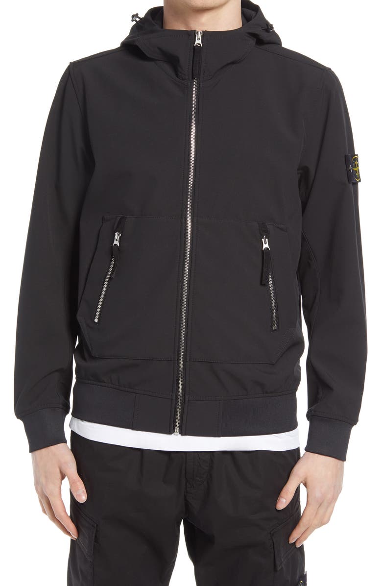 Stone Island Water Resistant Hooded Jacket | Nordstrom