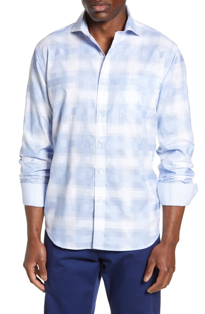 Bugatchi Classic Fit Check Shirt | Nordstrom