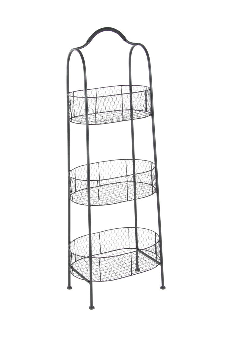 SONOMA SAGE HOME Black Iron Farmhouse Storage Cart | Nordstromrack