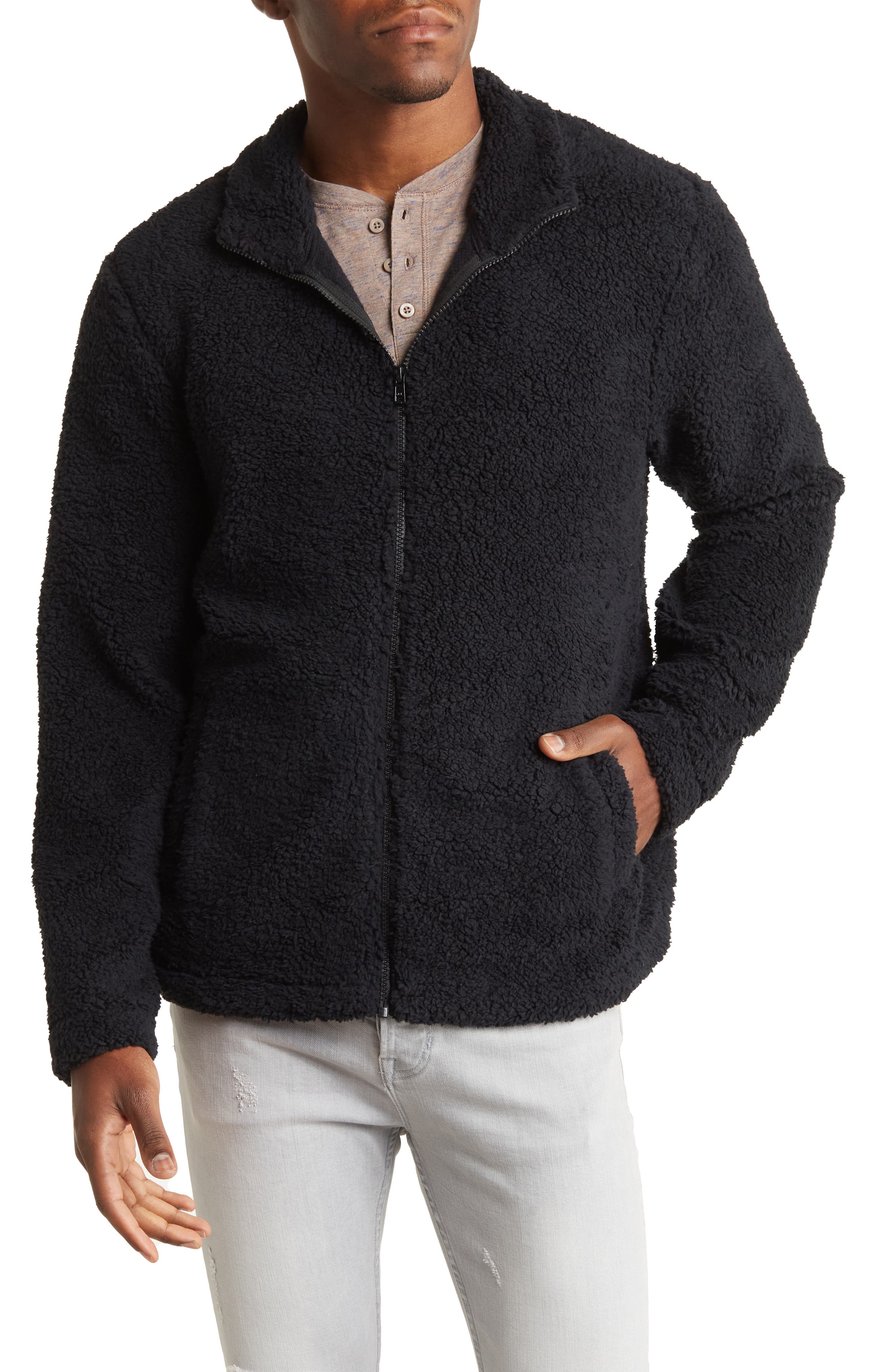Abound Faux Shearling Zip Jacket | Nordstromrack