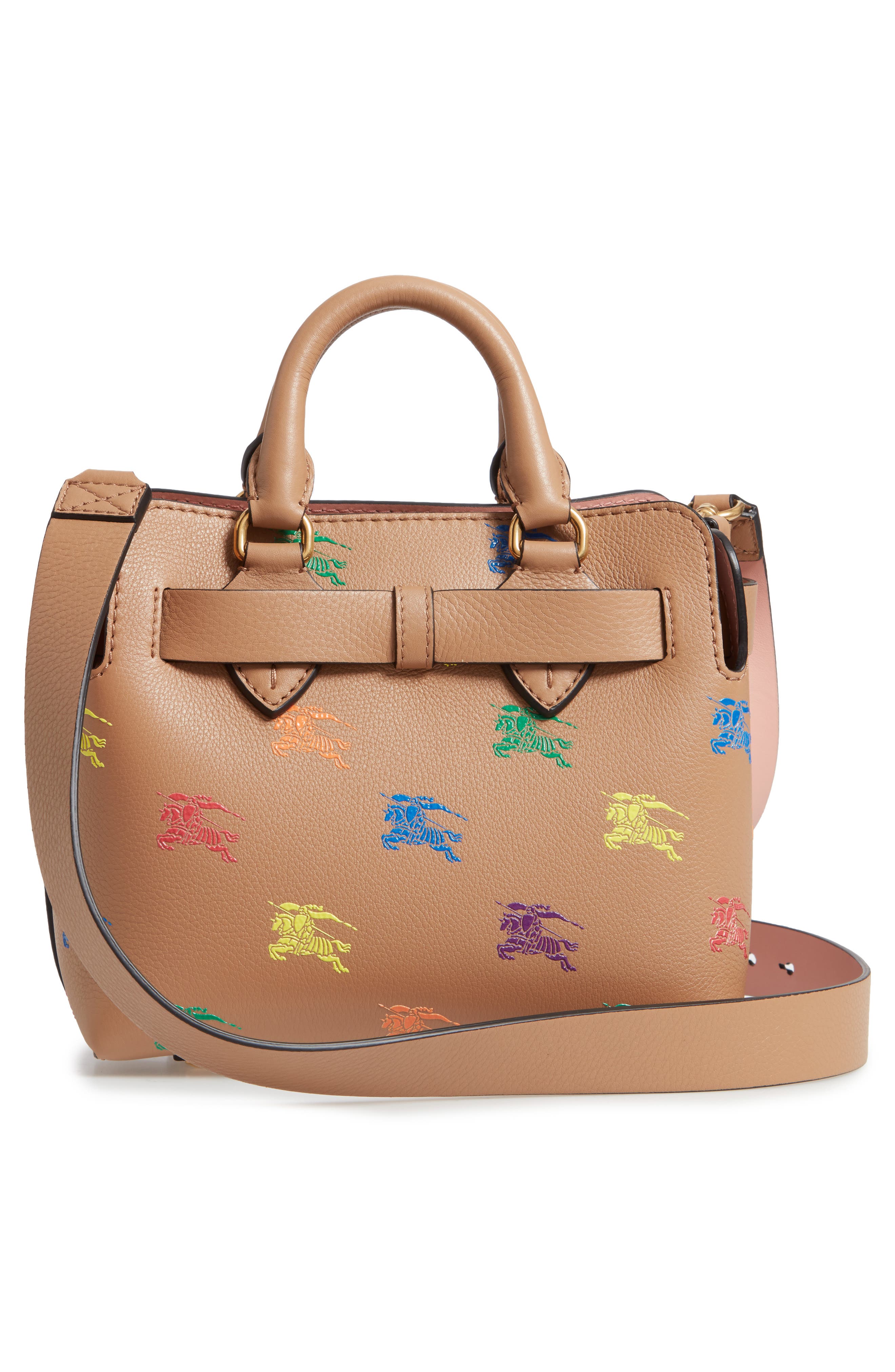 Burberry Baby Belt Bag Rainbow Logo Leather Tote | Nordstrom