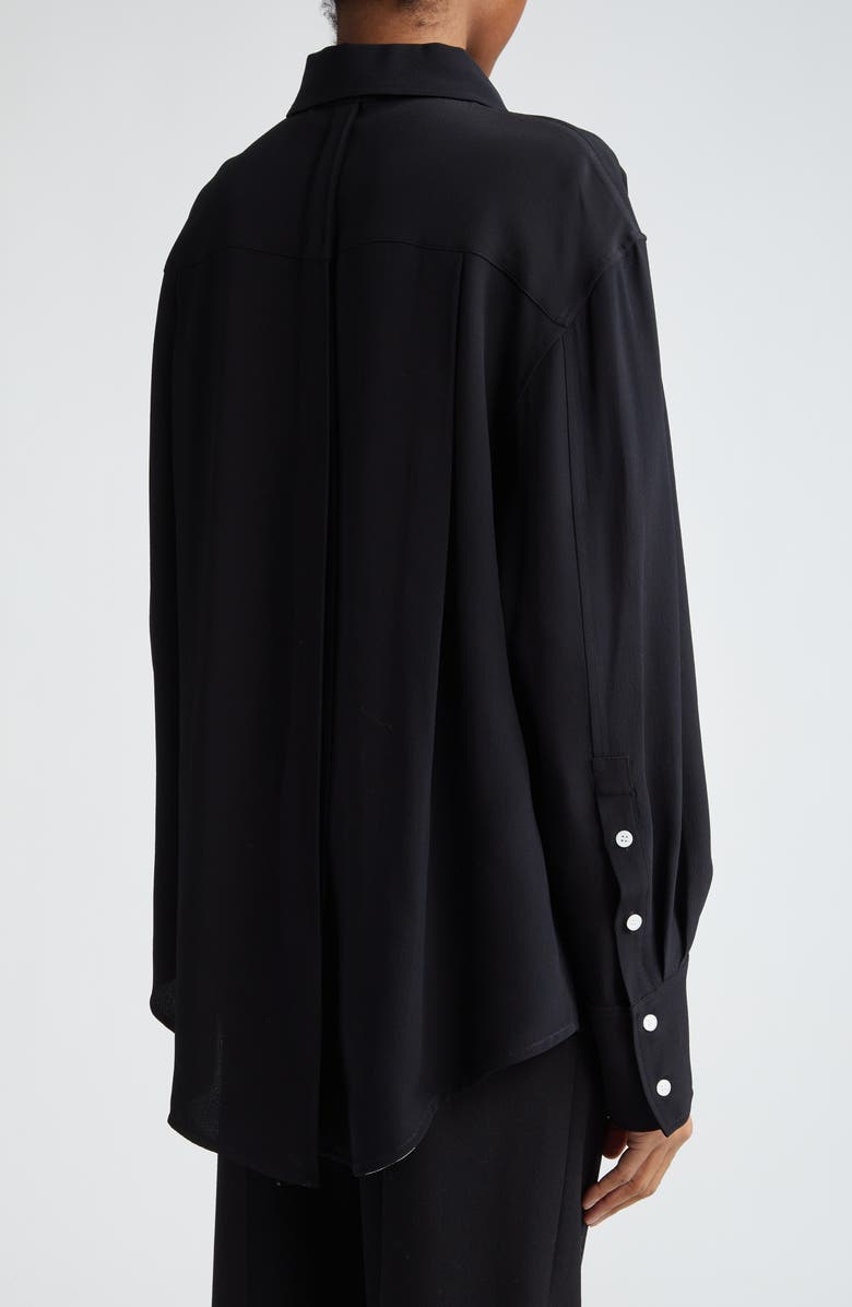 Proenza Schouler Long Sleeve Marocaine Crepe Shirt | Nordstromrack