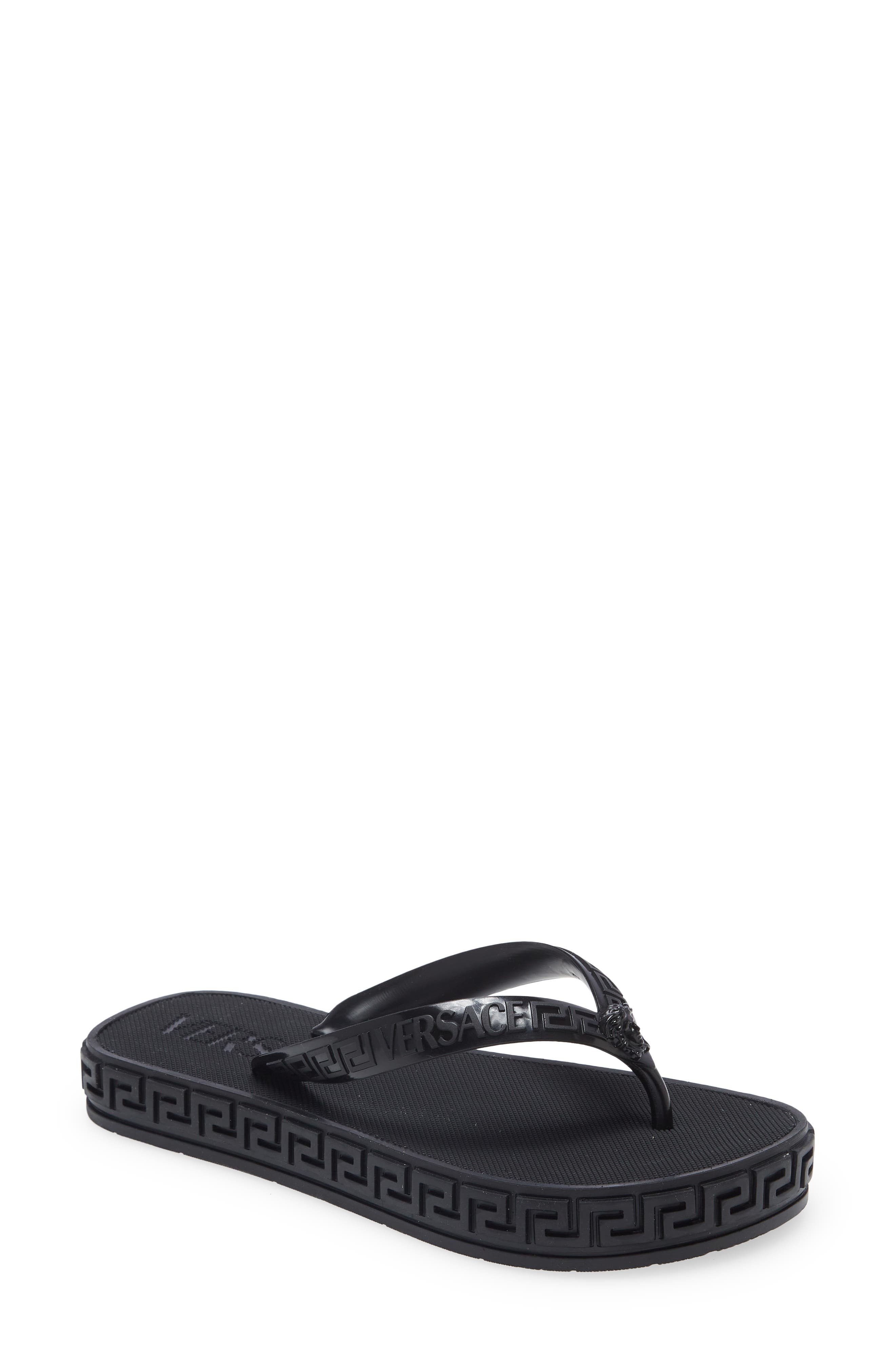 Versace Greek Key Flip Flop (Women) | Nordstrom