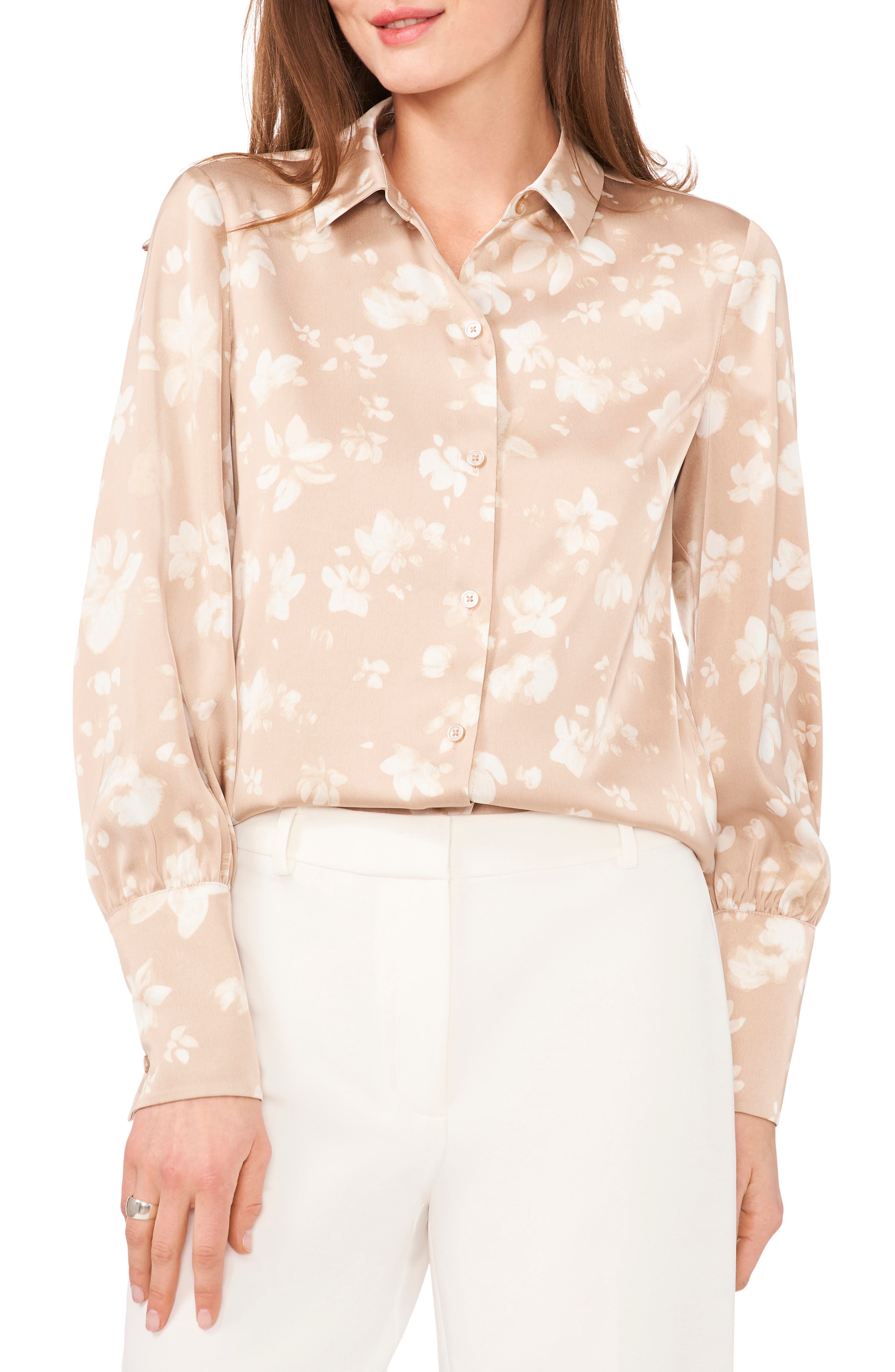Halogen® Print Button-Up Shirt | Nordstromrack