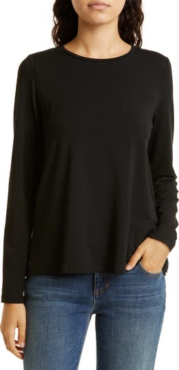 Eileen Fisher Long Sleeve Crewneck Top | Nordstrom