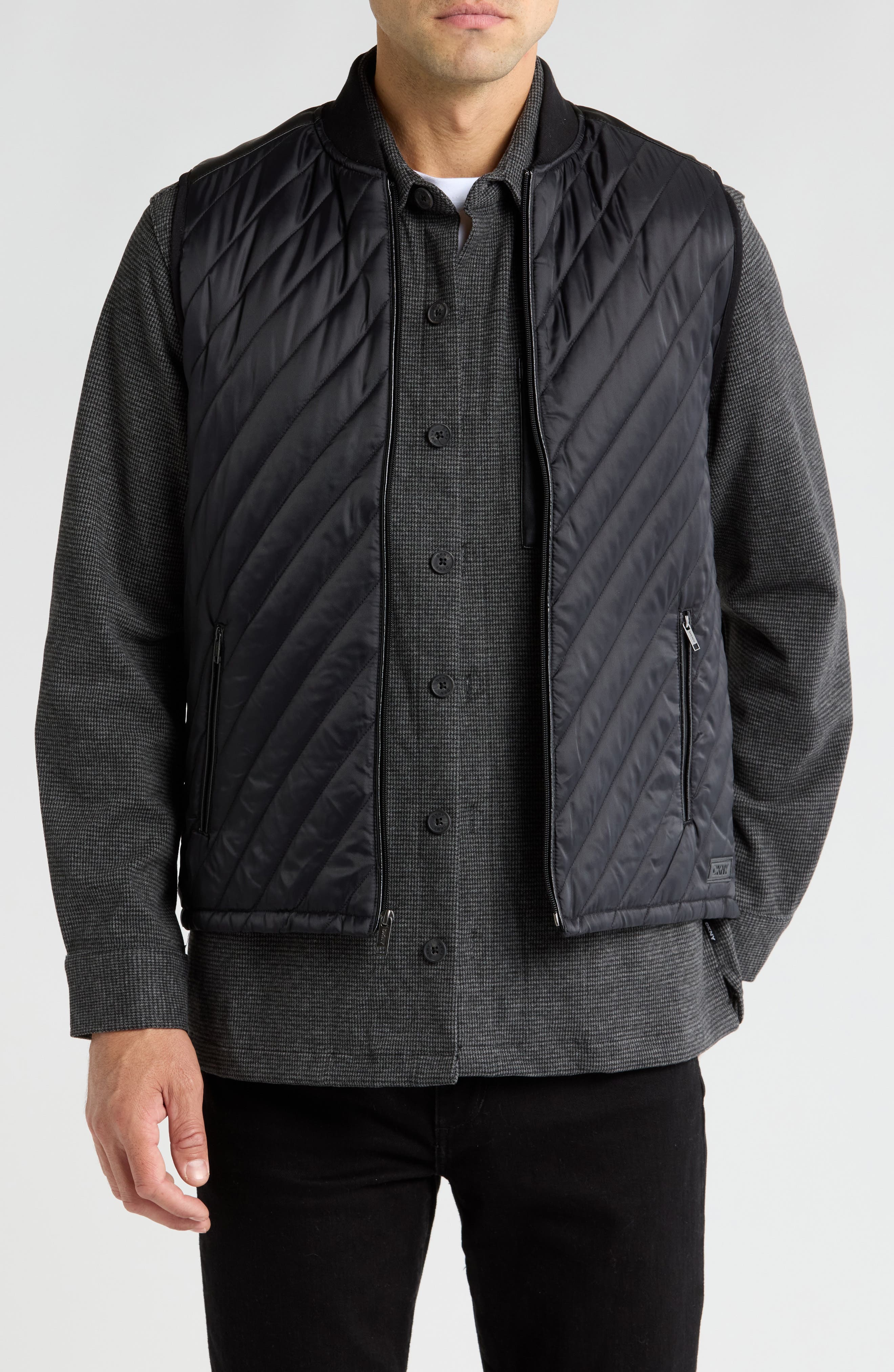 DKNY Virgil Channel Quilted Vest | Nordstromrack