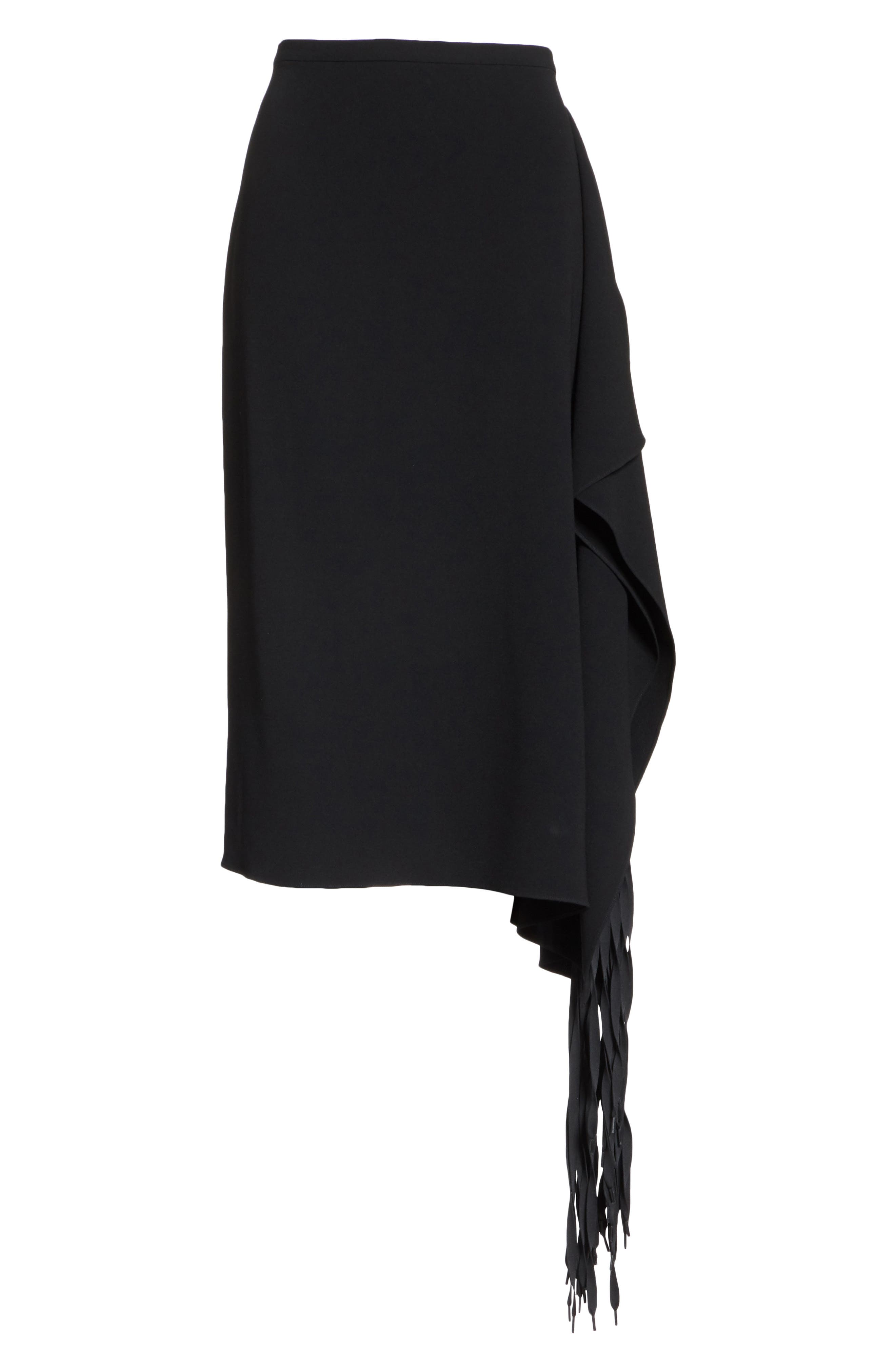 Tibi Shoelace Fringe Skirt | Nordstromrack