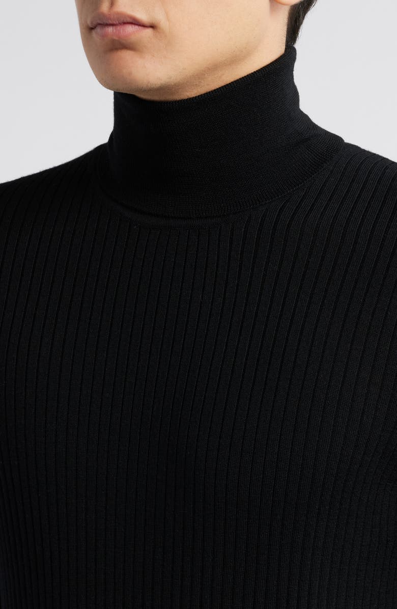 NN07 Richard 6611 Wool Rib Turtleneck Sweater | Nordstromrack
