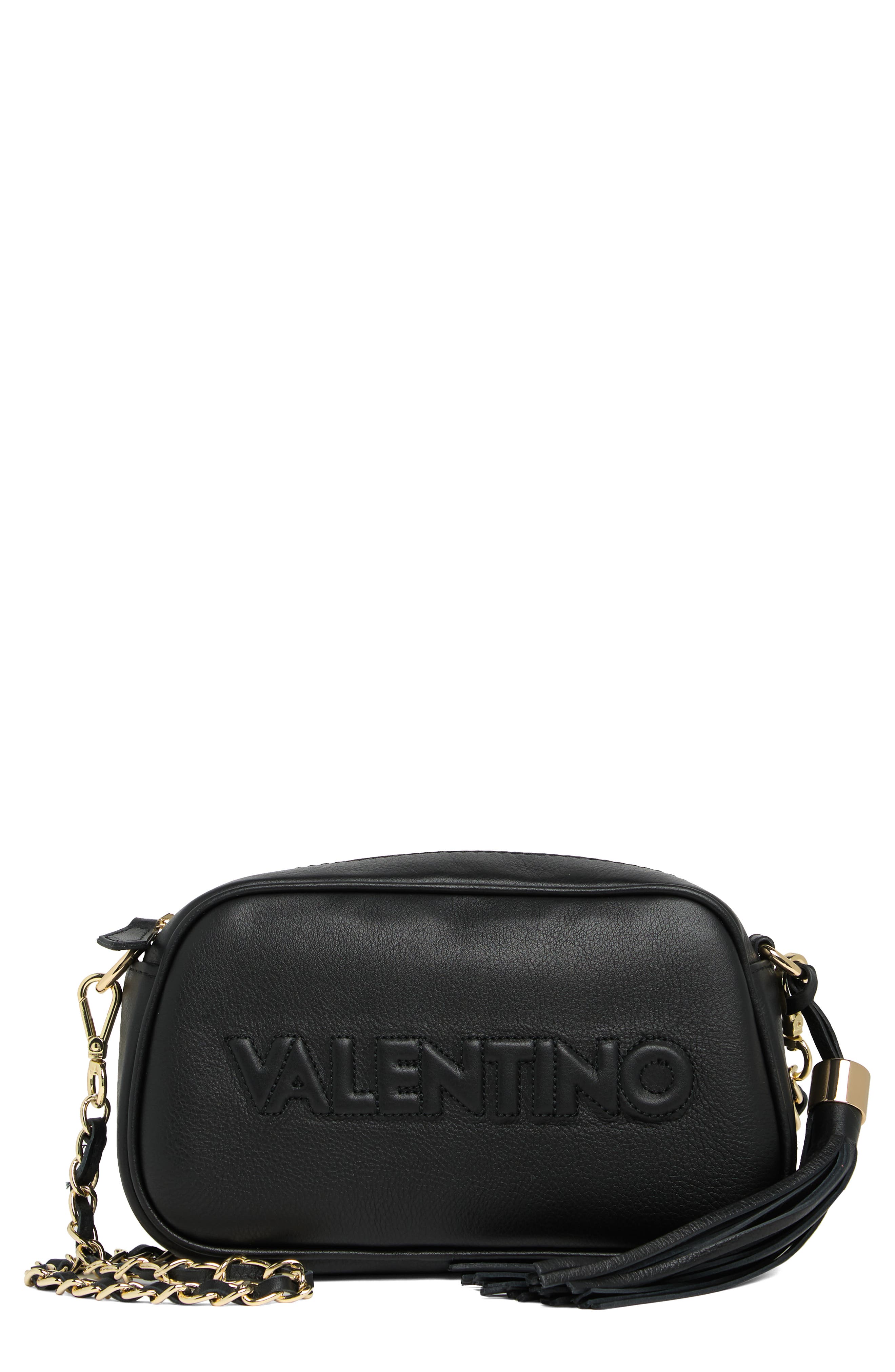 VALENTINO BY MARIO VALENTINO Bella Embossed Leather Crossbody Bag ...