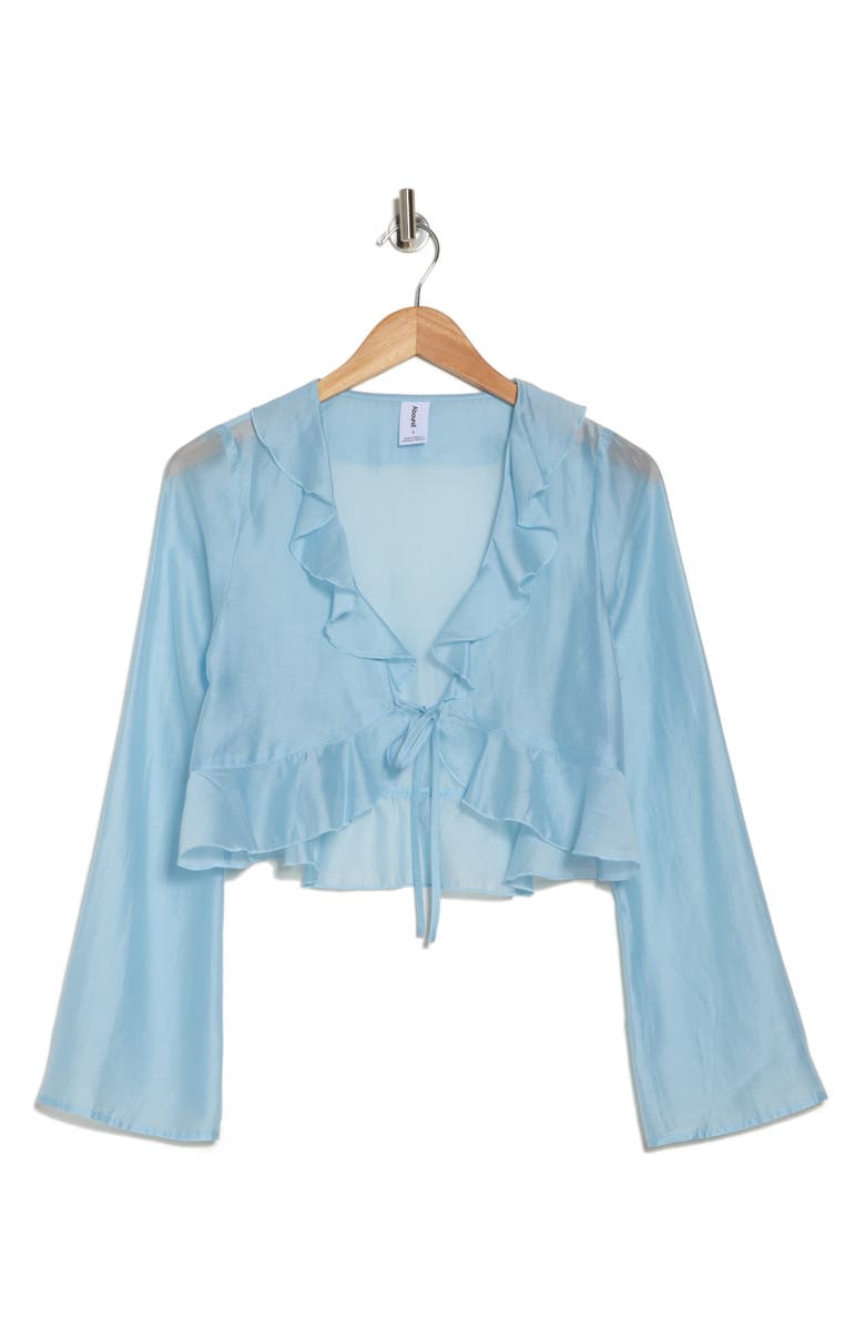Abound Ruffle Satin Crop Top | Nordstromrack