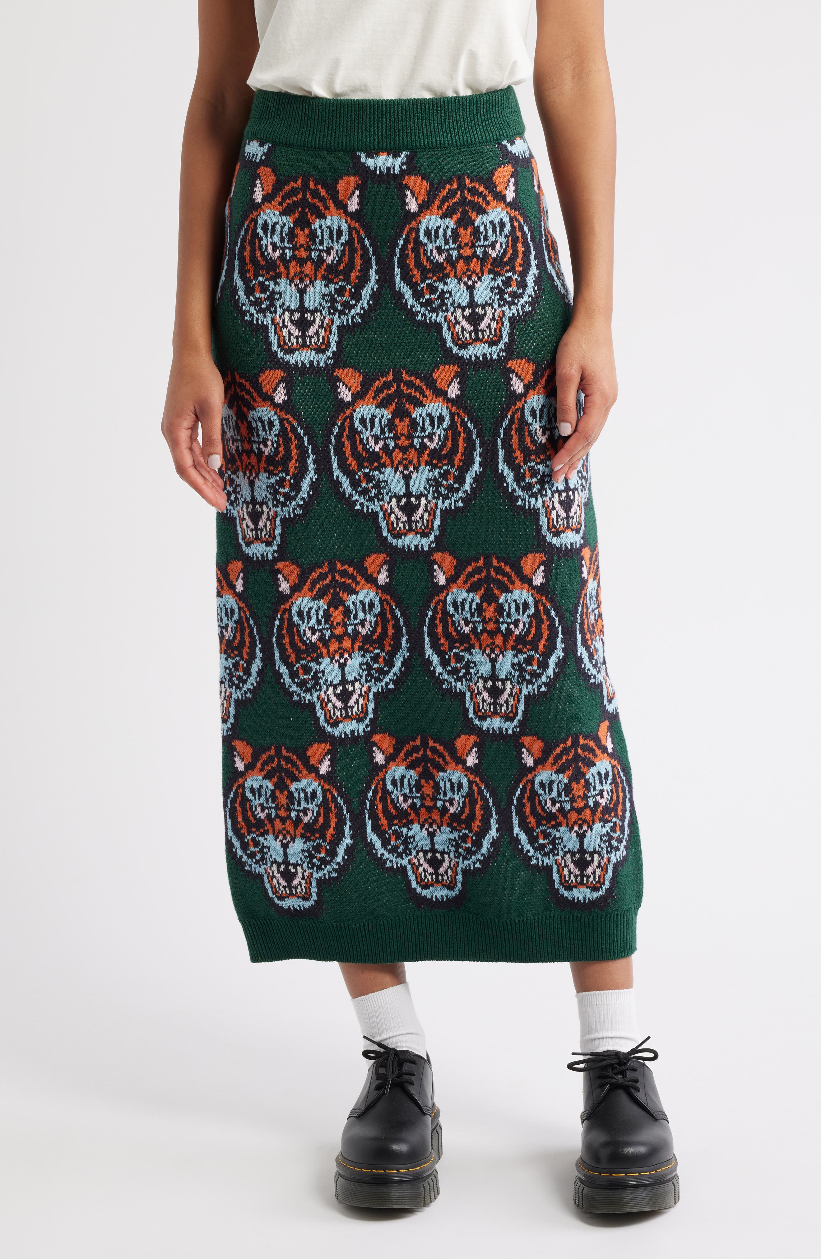Dressed in Lala Wild Things Knit Midi Skirt | Nordstrom