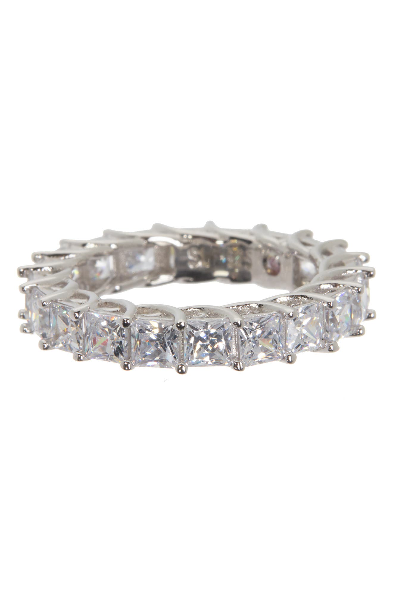 SUZY LEVIAN Princess Cut Cubic Zirconia Eternity Ring | Nordstromrack